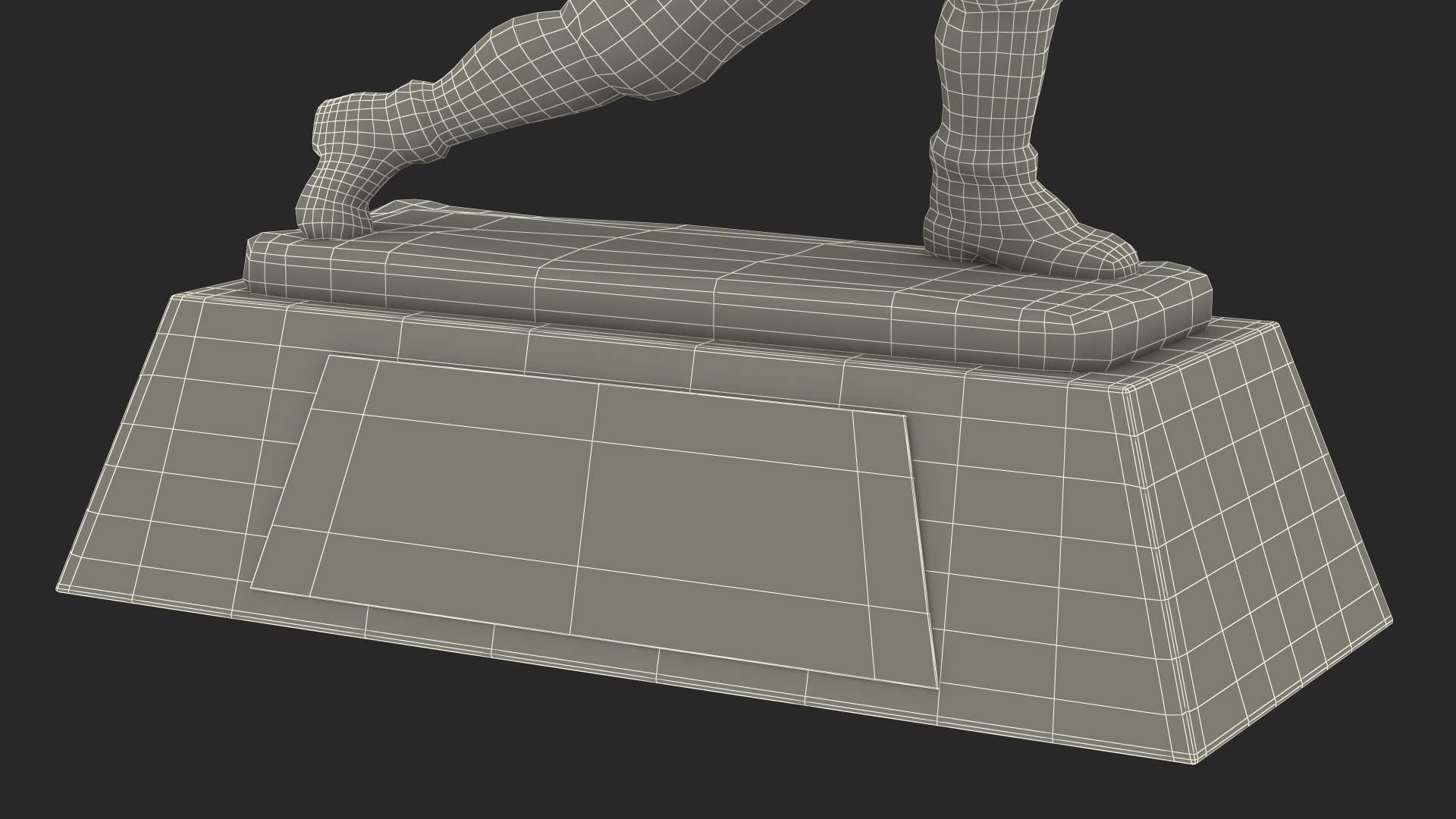 3D Yellow Heisman Memorial Trophy model - TurboSquid 1985975