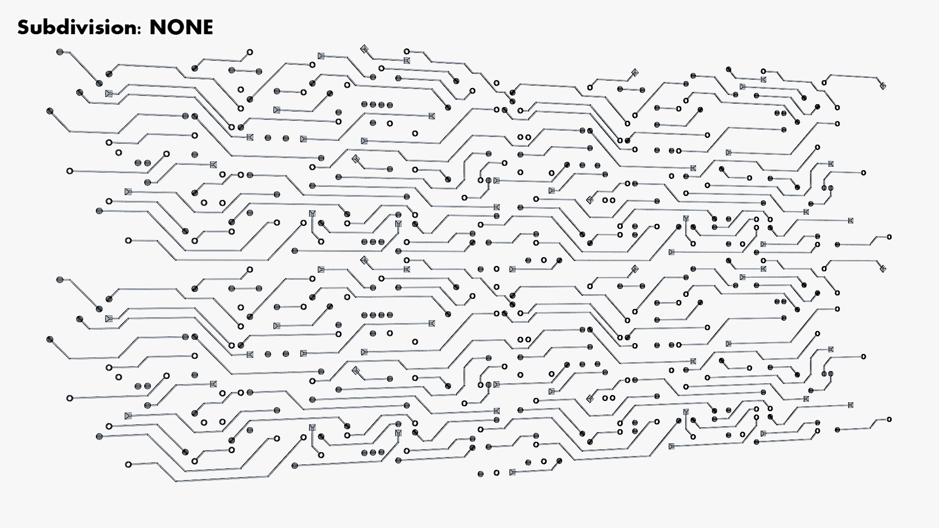 Electronic Circuit Board Pattern M 1 Model - TurboSquid 1907779