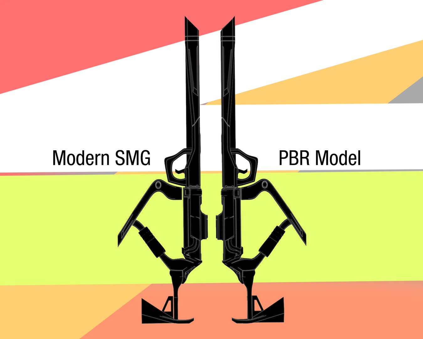 3D Modern SMG - TurboSquid 1720822