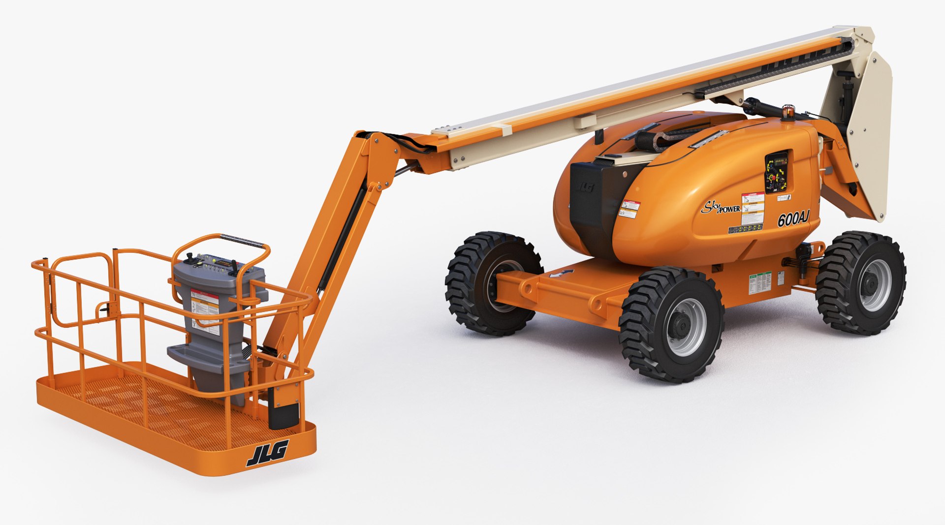 3D Jlg 600aj Telescopic Boom Model - TurboSquid 1359920