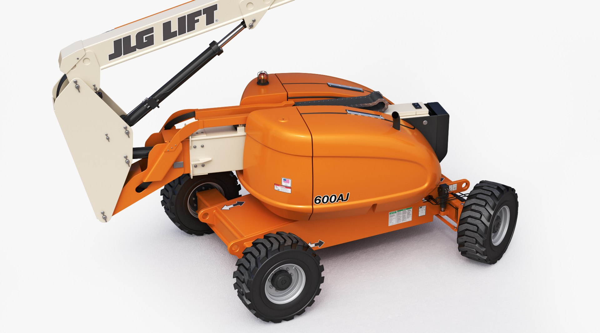 3D Jlg 600aj Telescopic Boom Model - TurboSquid 1359920