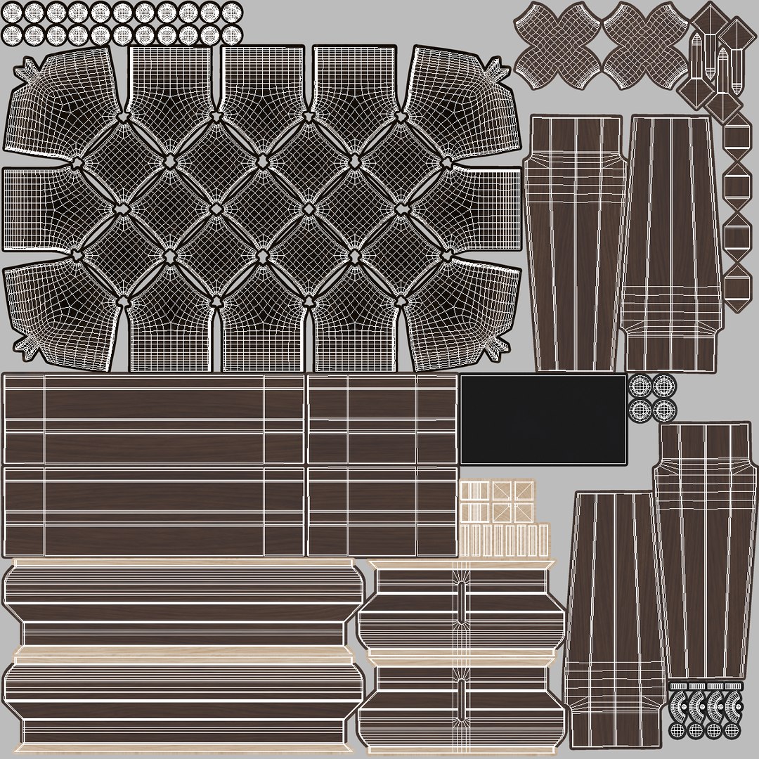 Realistic Piano Bench 02 3D Model - TurboSquid 1588688