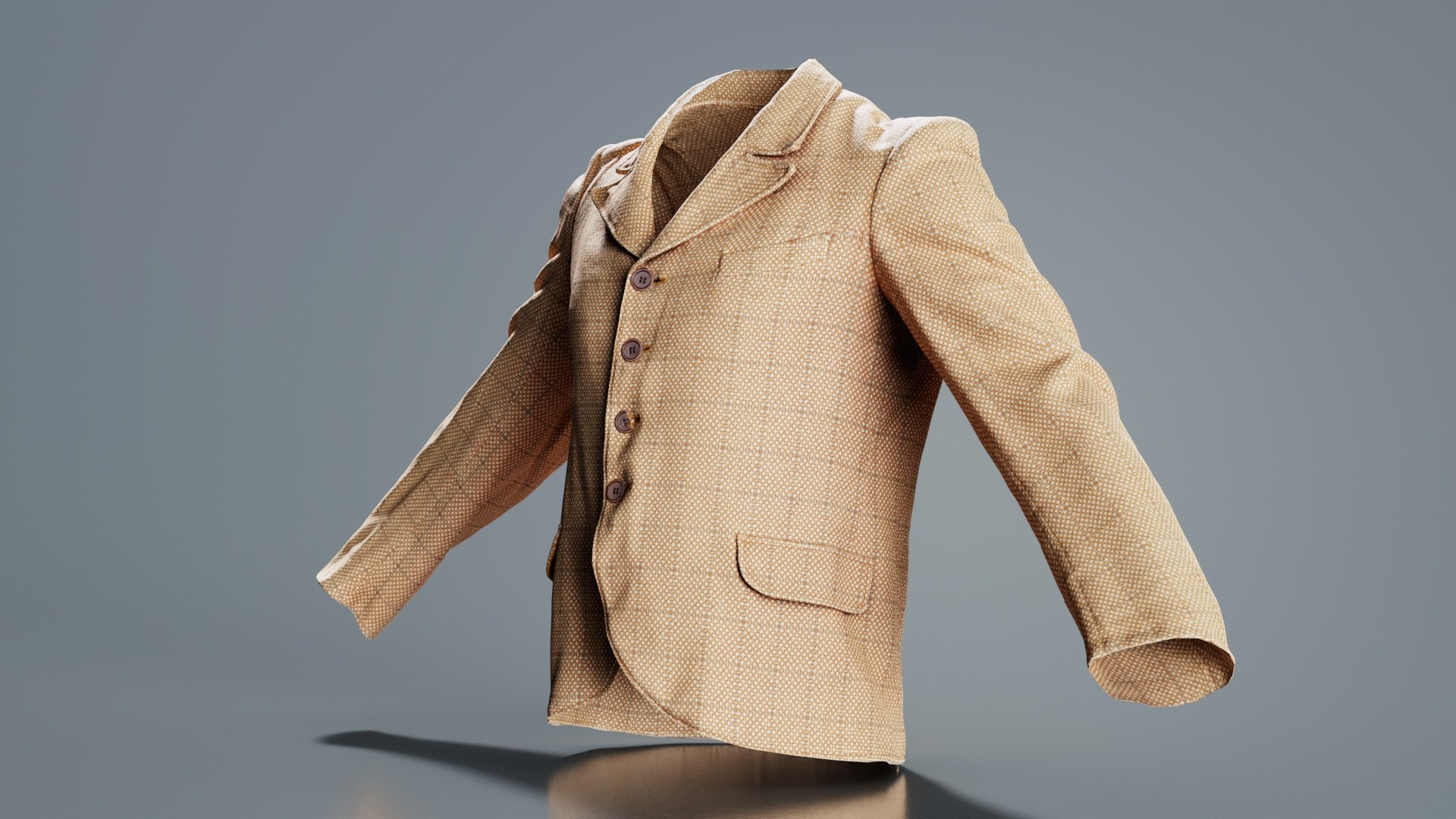 Suit H Vest Remastered 3D - TurboSquid 2360611