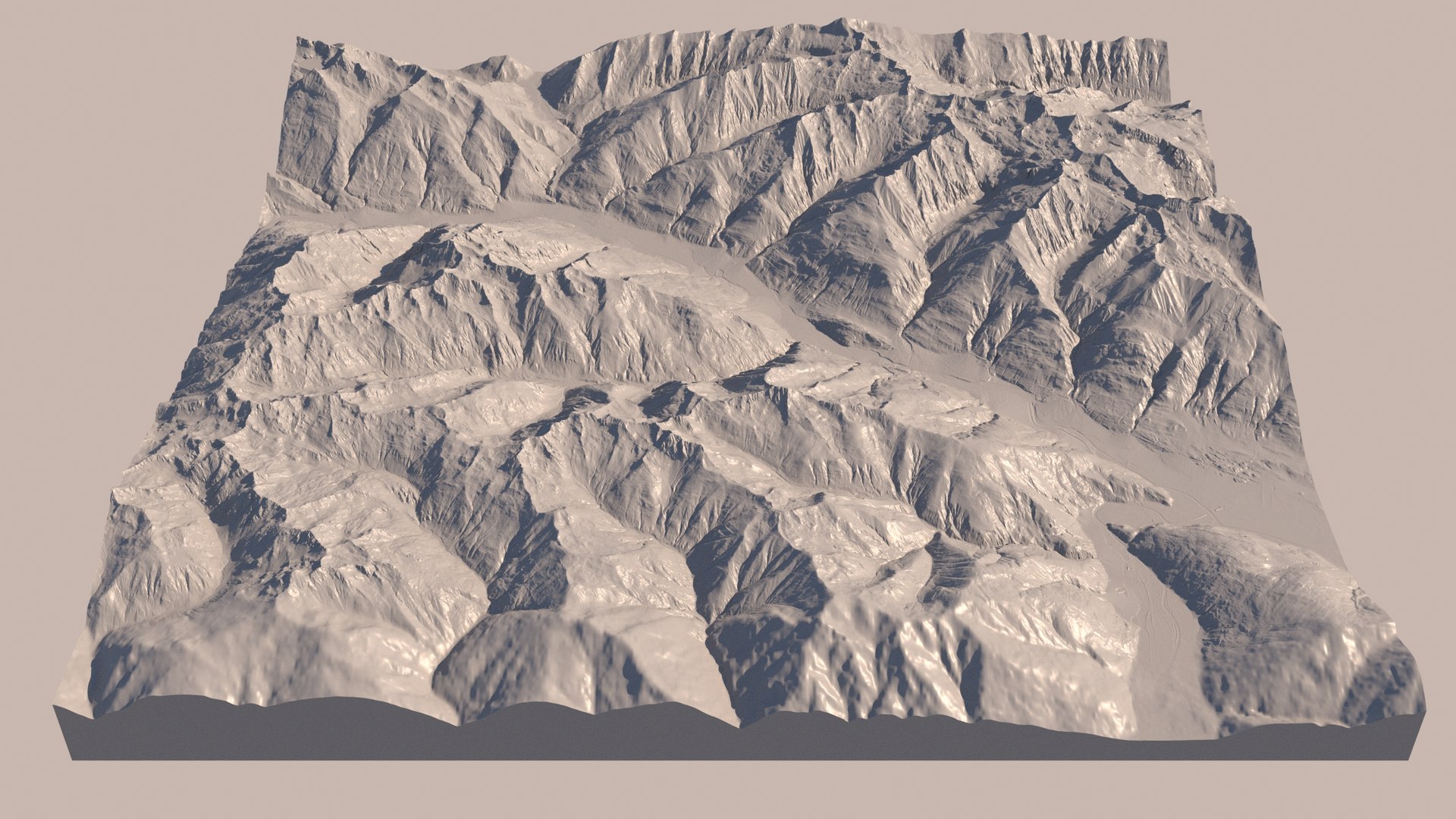 3D Austrian Alps Valley - TurboSquid 2011932