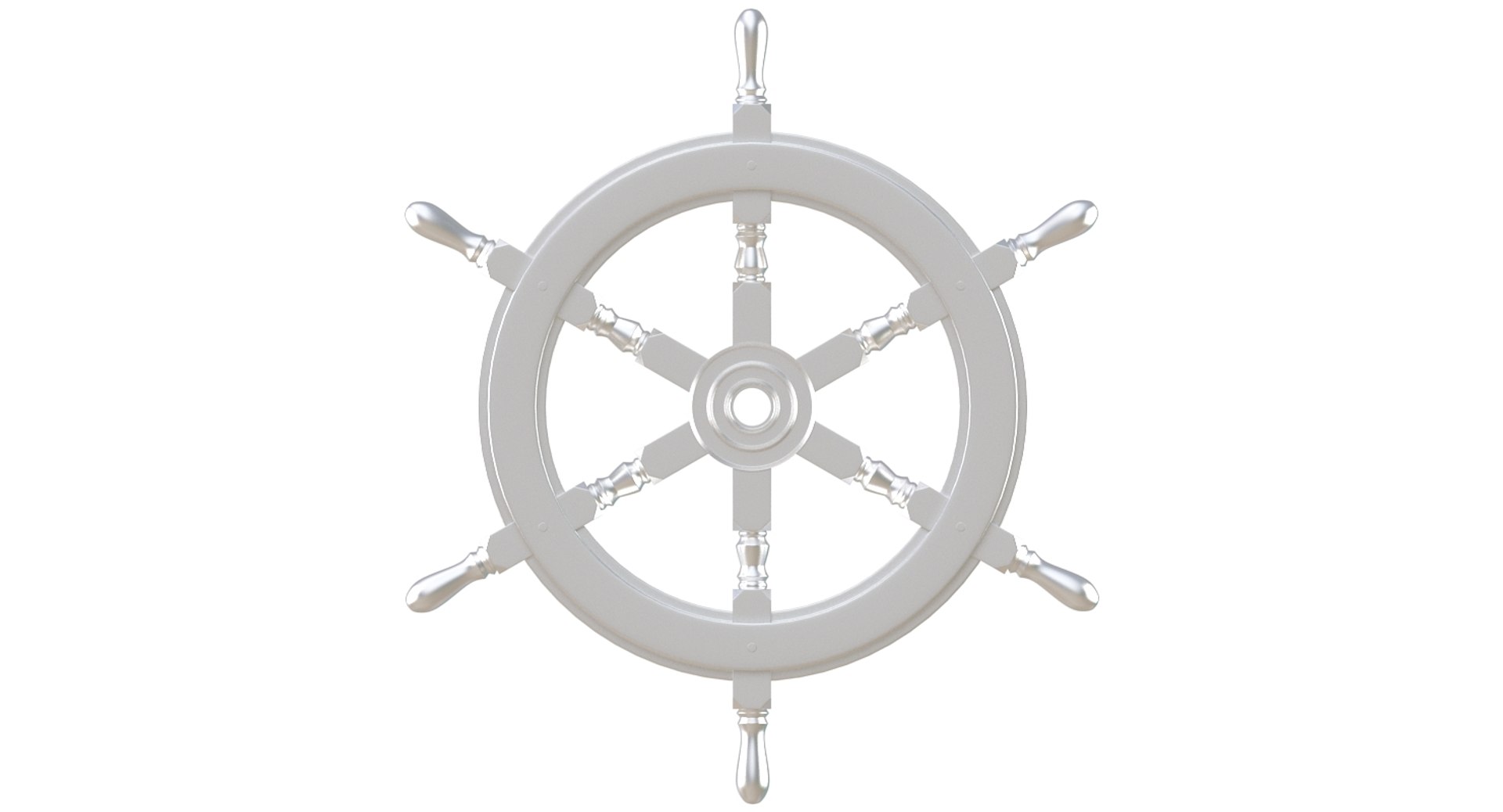 3d Model Helm Silver