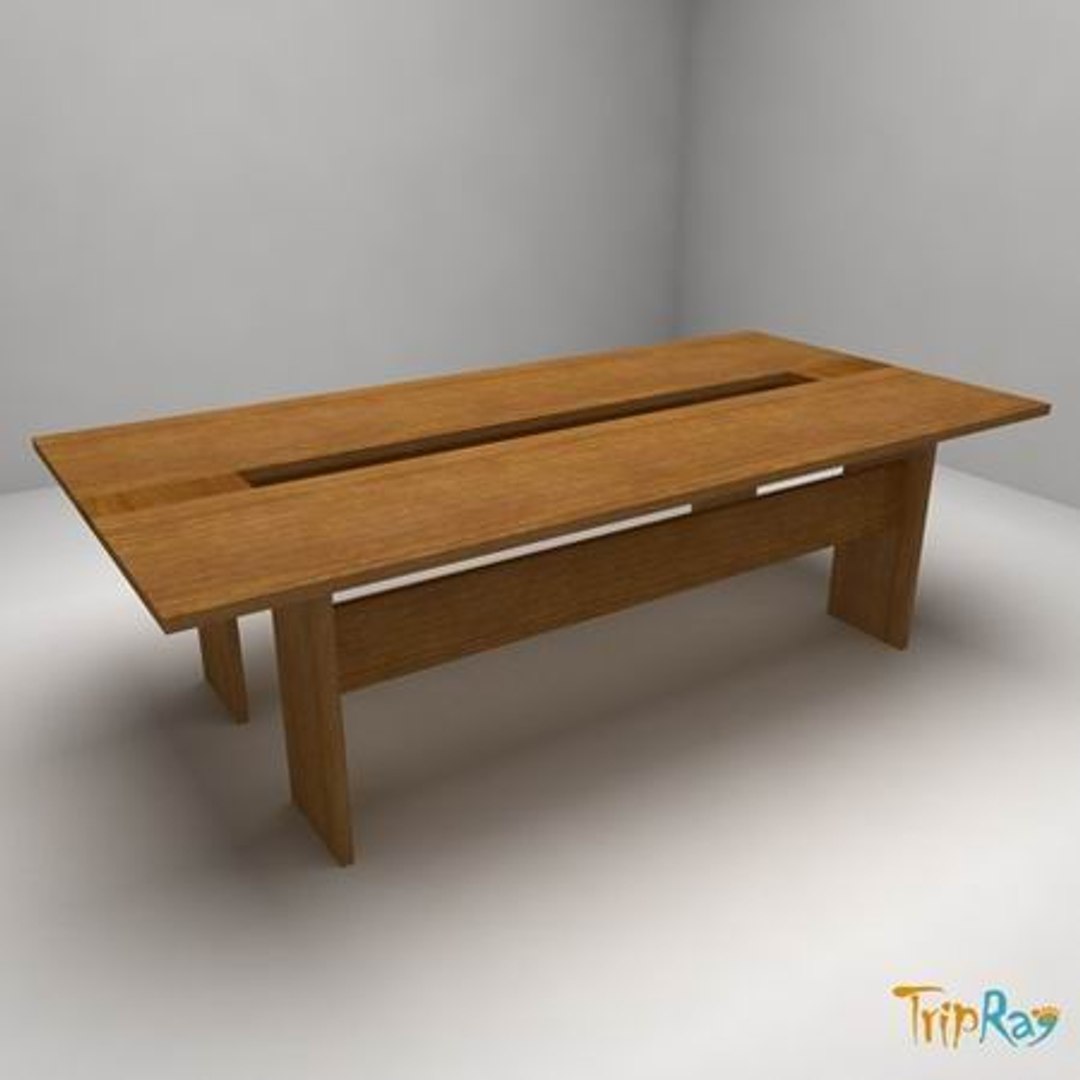 Free Table Negotiations Small 3d Model