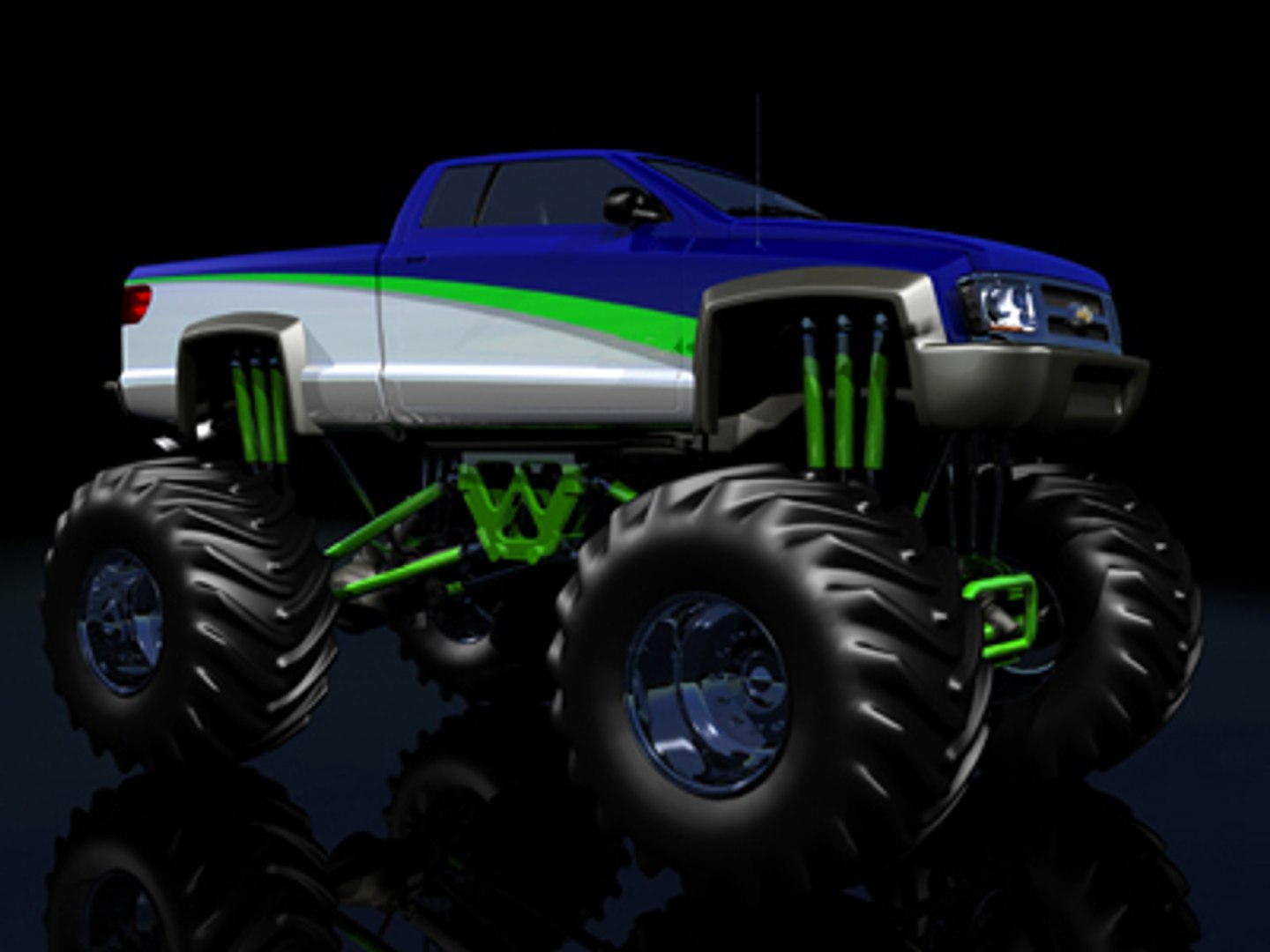 lwo custom monster truck