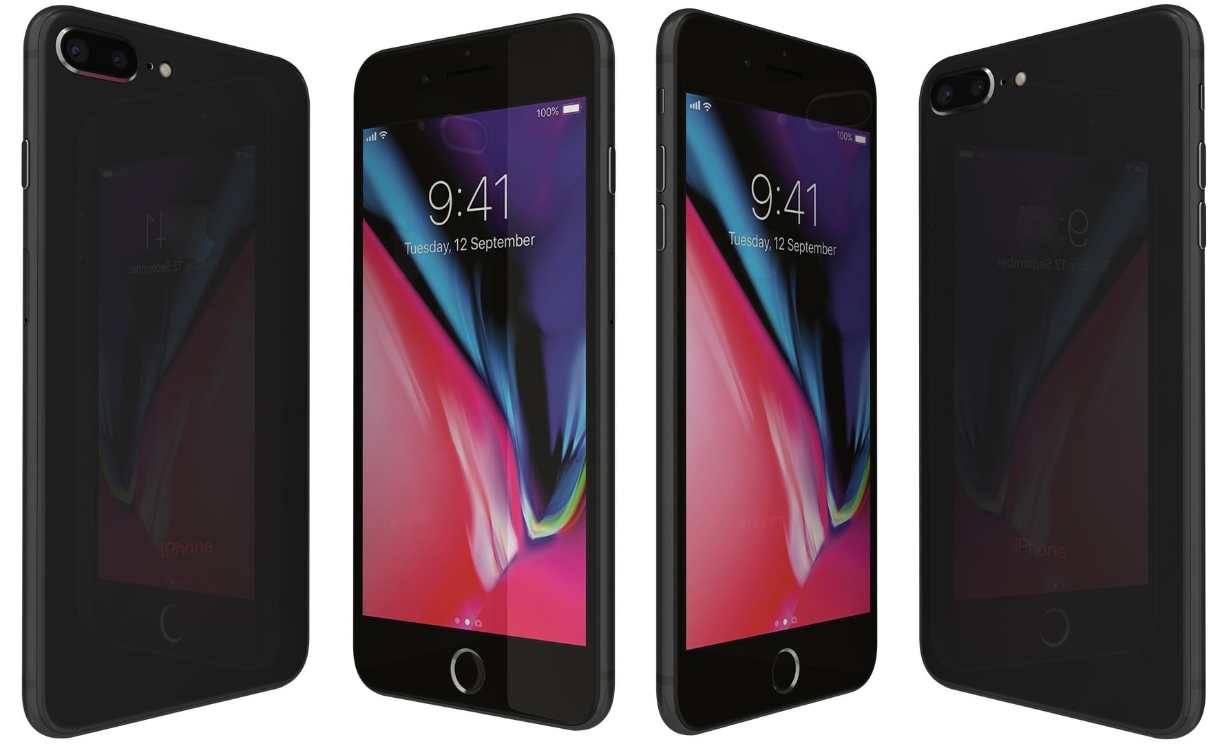 3D Apple Iphone 8 Space - TurboSquid 1217687