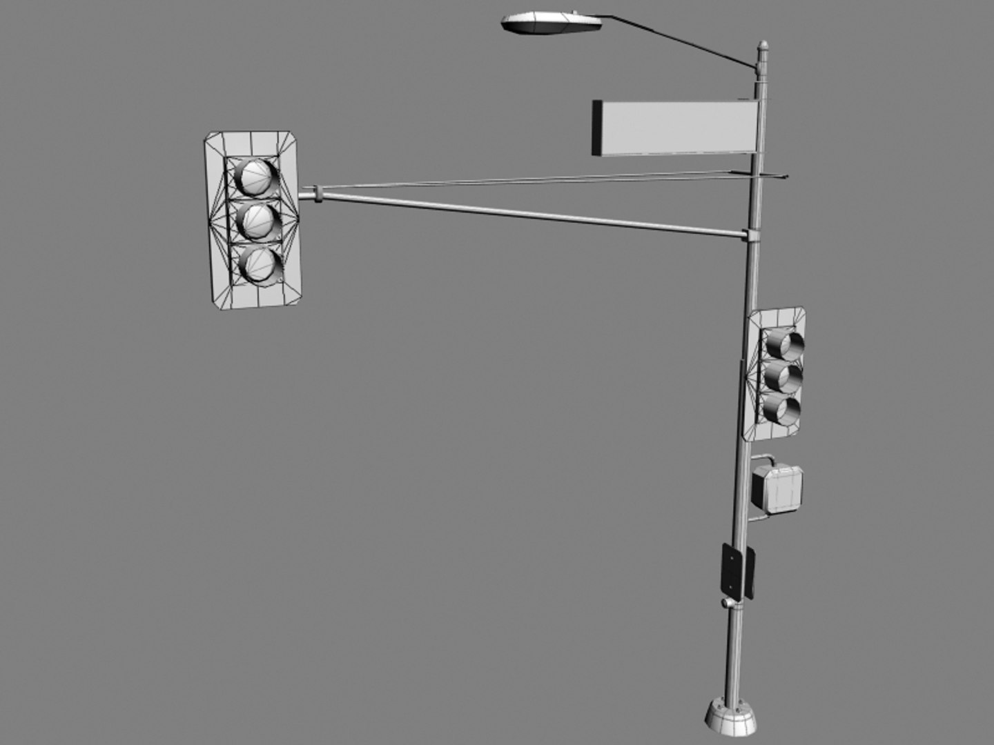 Traffic Light 3d Max