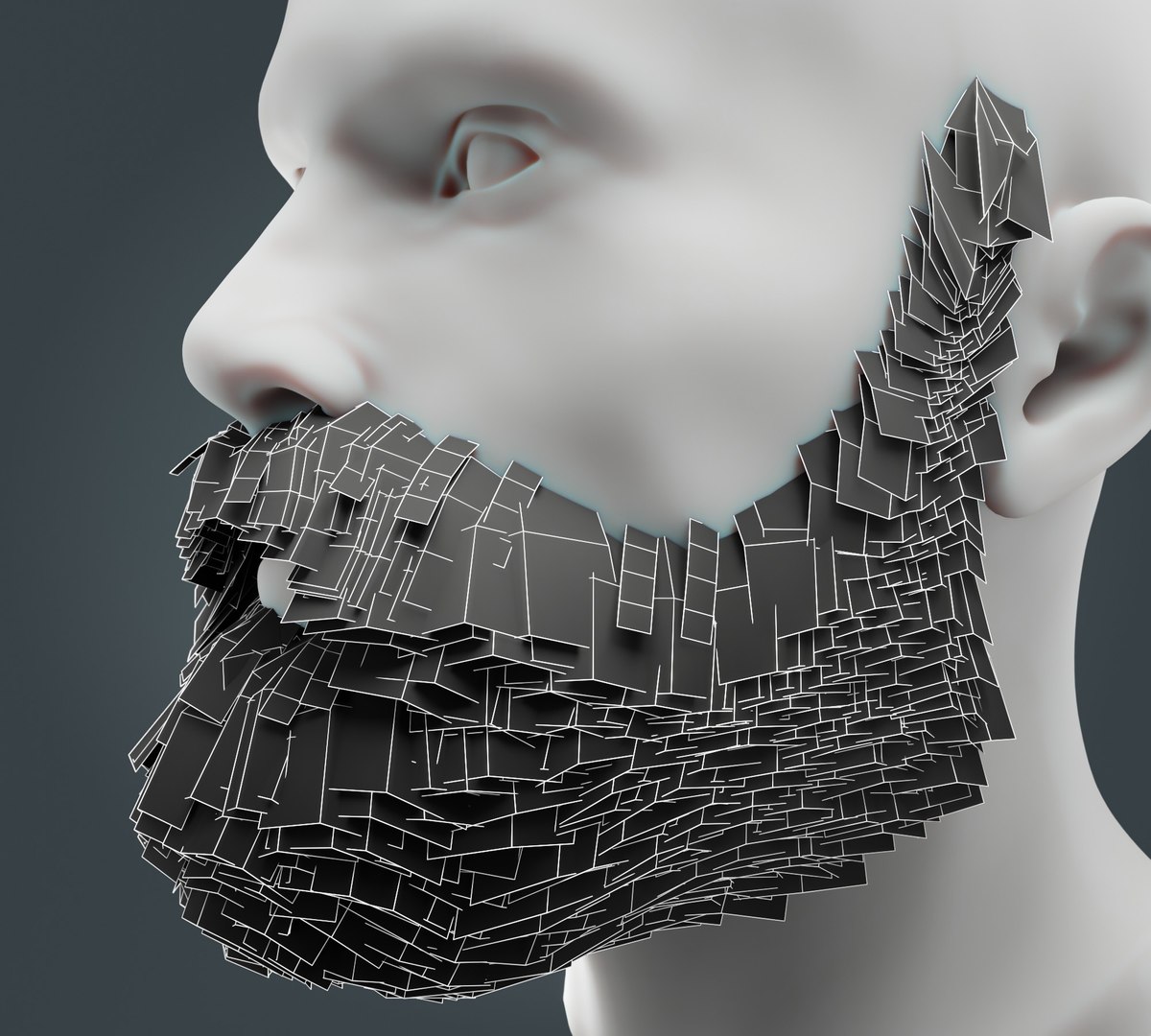 Beard RealTime 17 Version 2 3D - TurboSquid 1892390