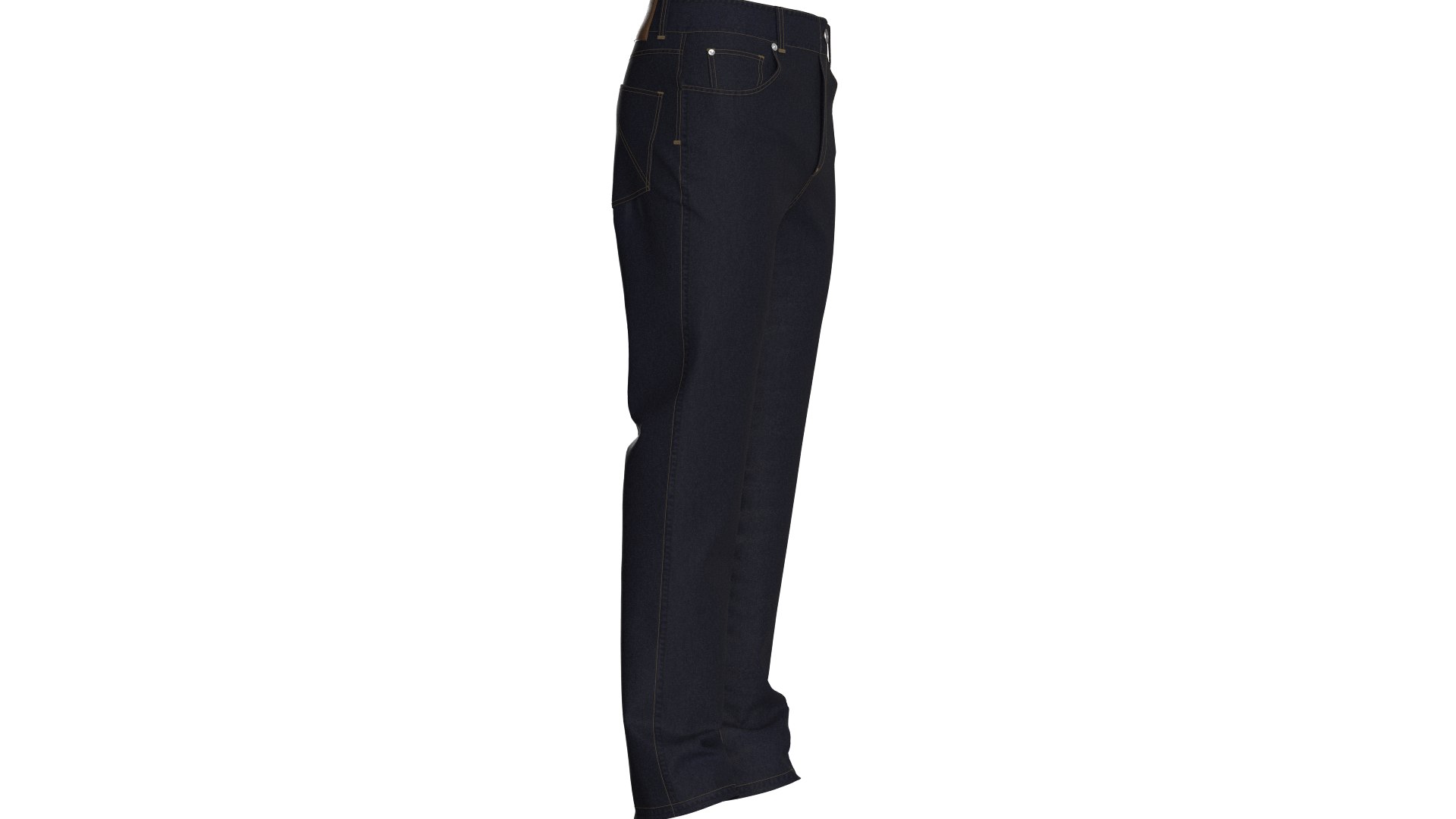 Male Denim Jean Model - TurboSquid 2167431