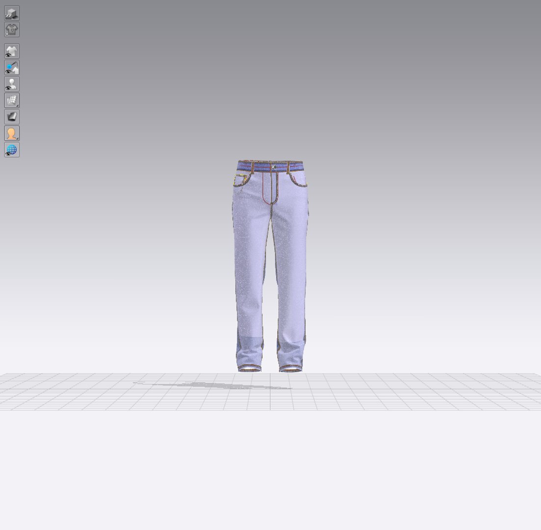 Male Denim Jean Model - TurboSquid 2167431