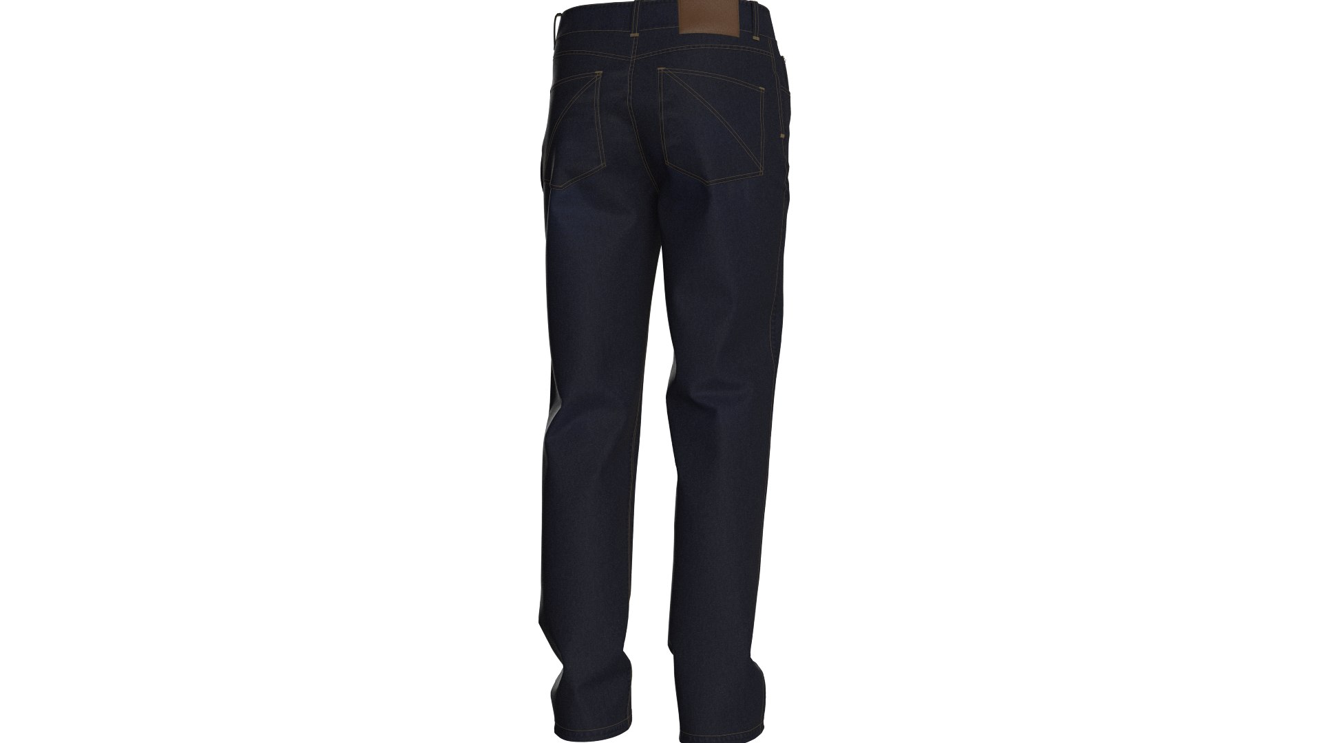 Male Denim Jean Model - TurboSquid 2167431