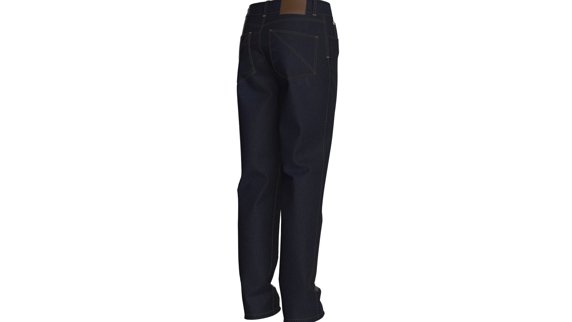 Male Denim Jean Model - TurboSquid 2167431