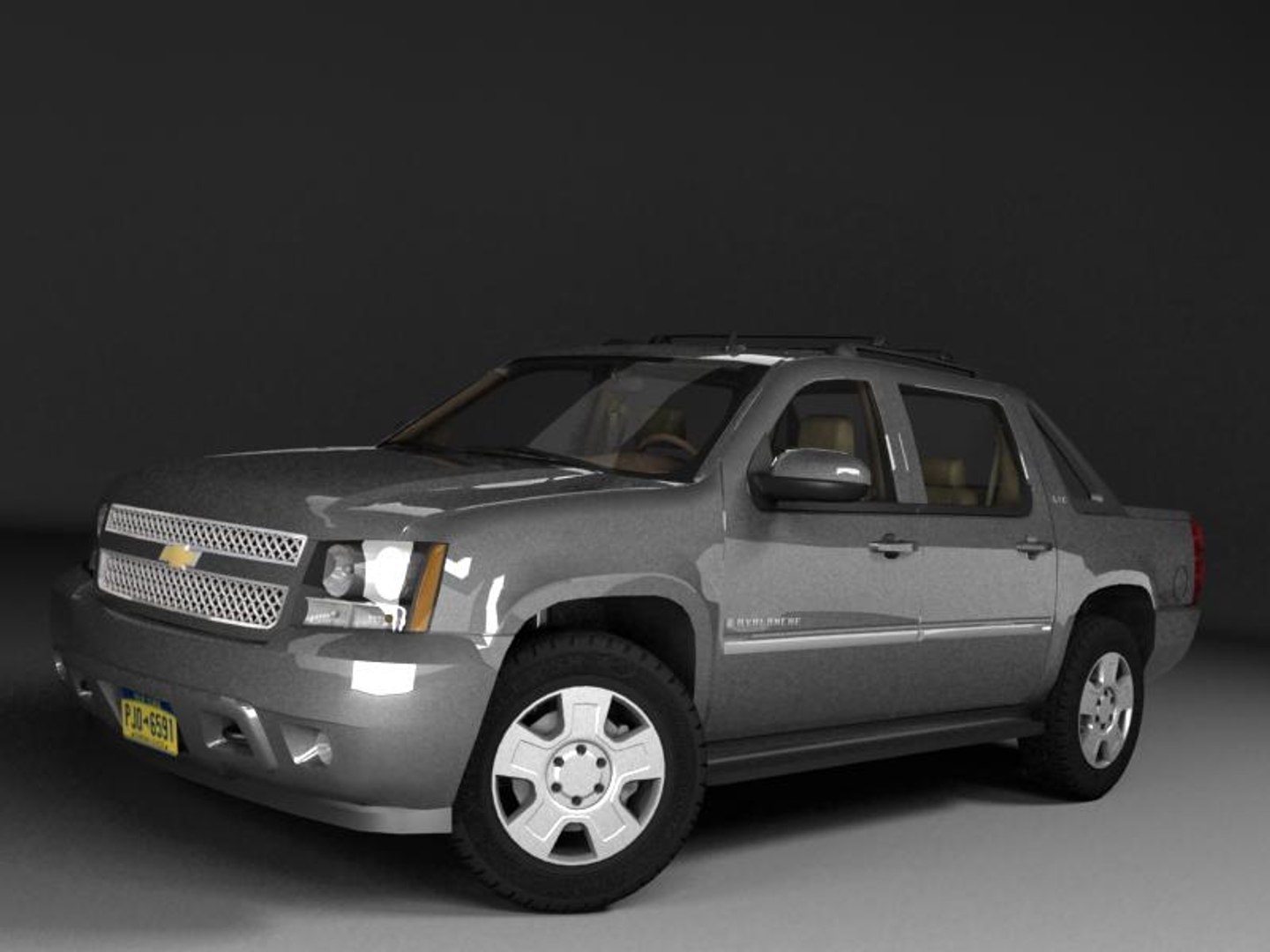 3d model chevrolet avalanche gmt900