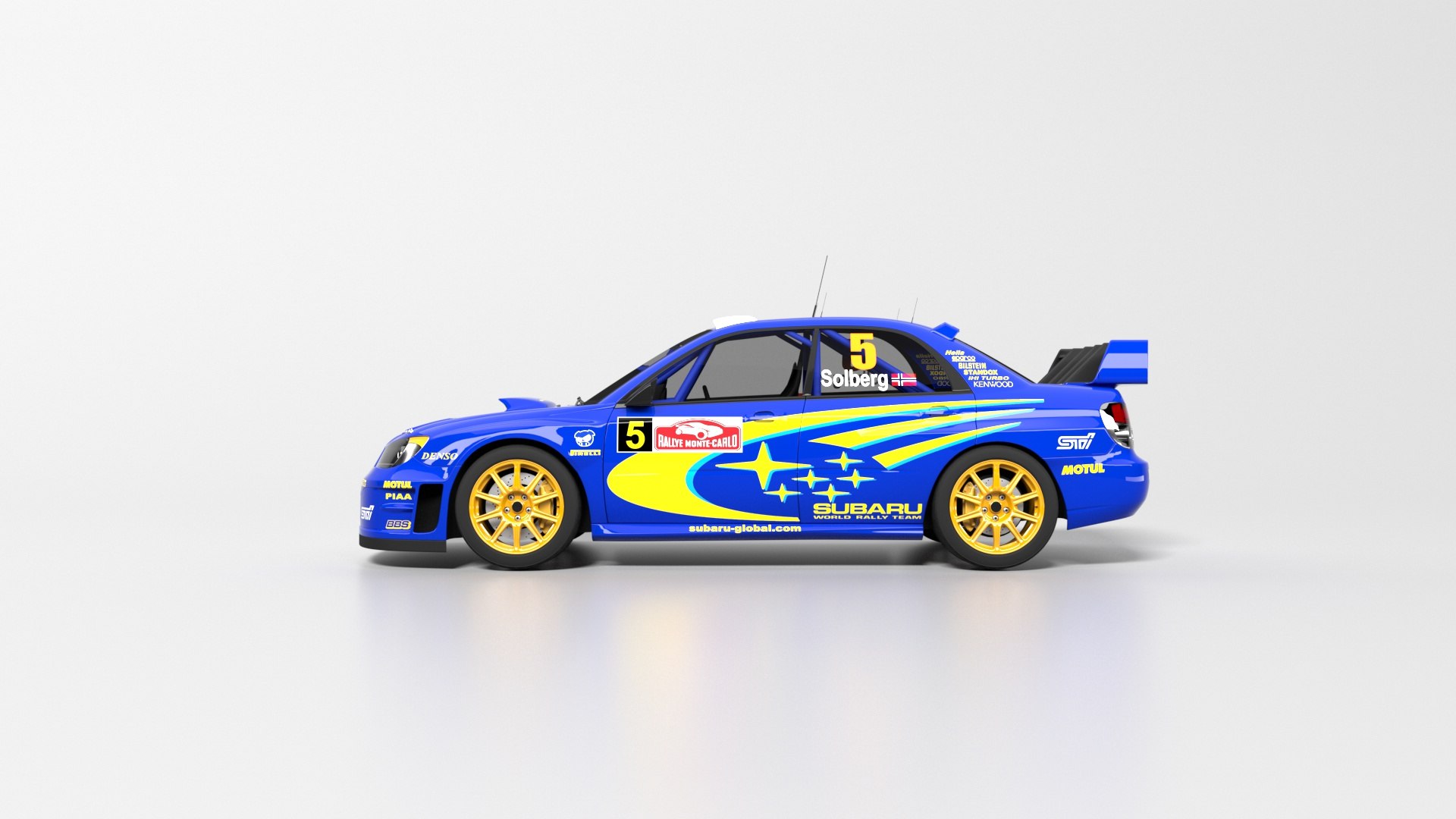 Subaru Impreza WRX STI Rally 3D Model - TurboSquid 2379465