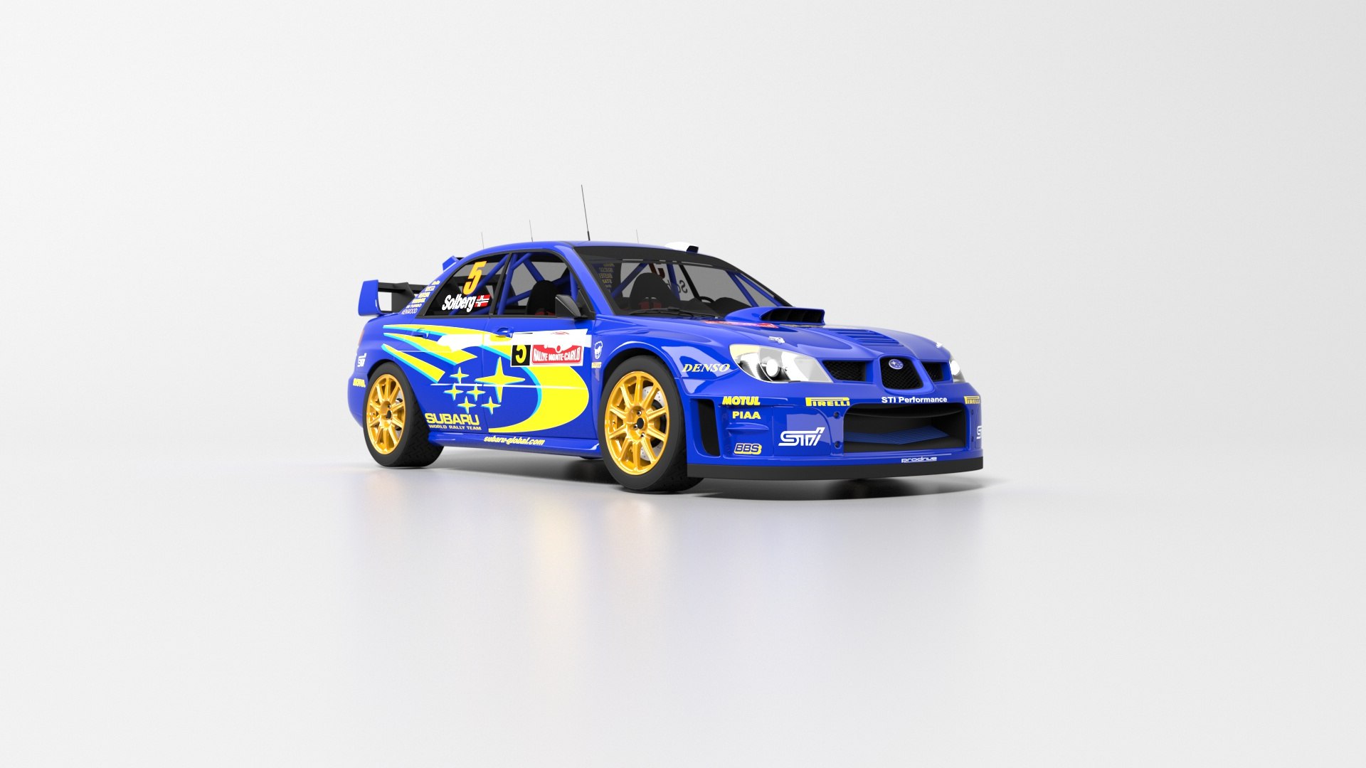 Subaru Impreza WRX STI Rally 3D Model - TurboSquid 2379465