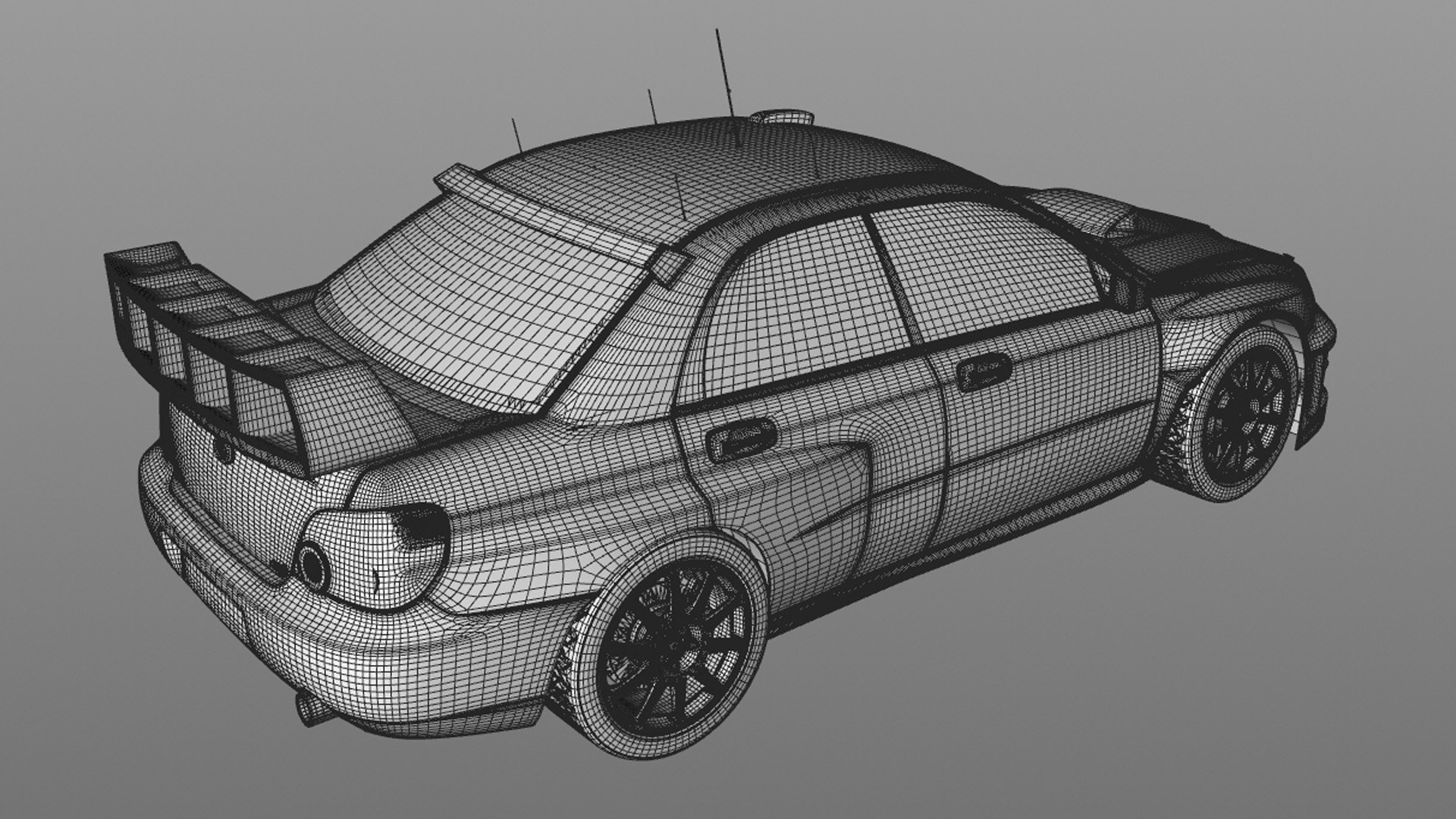 Subaru Impreza WRX STI Rally 3D Model - TurboSquid 2379465