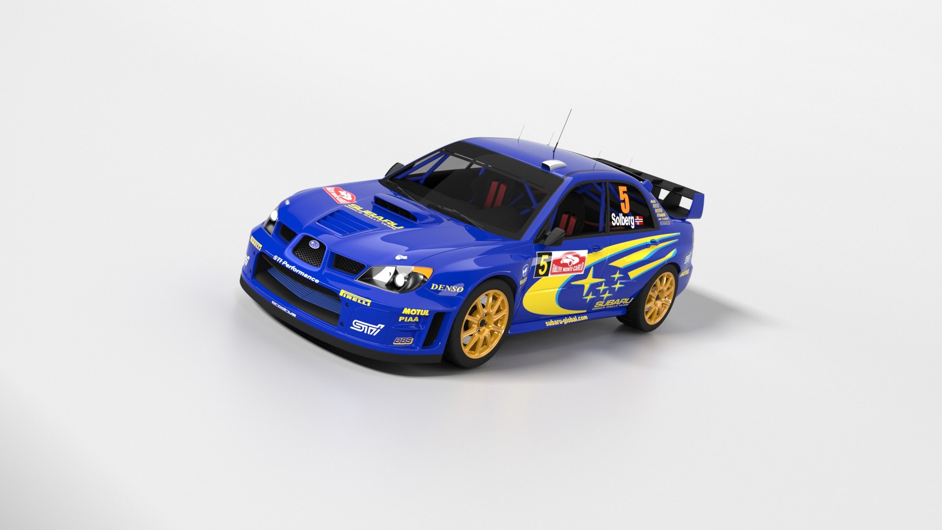 Subaru Impreza WRX STI Rally 3D Model - TurboSquid 2379465
