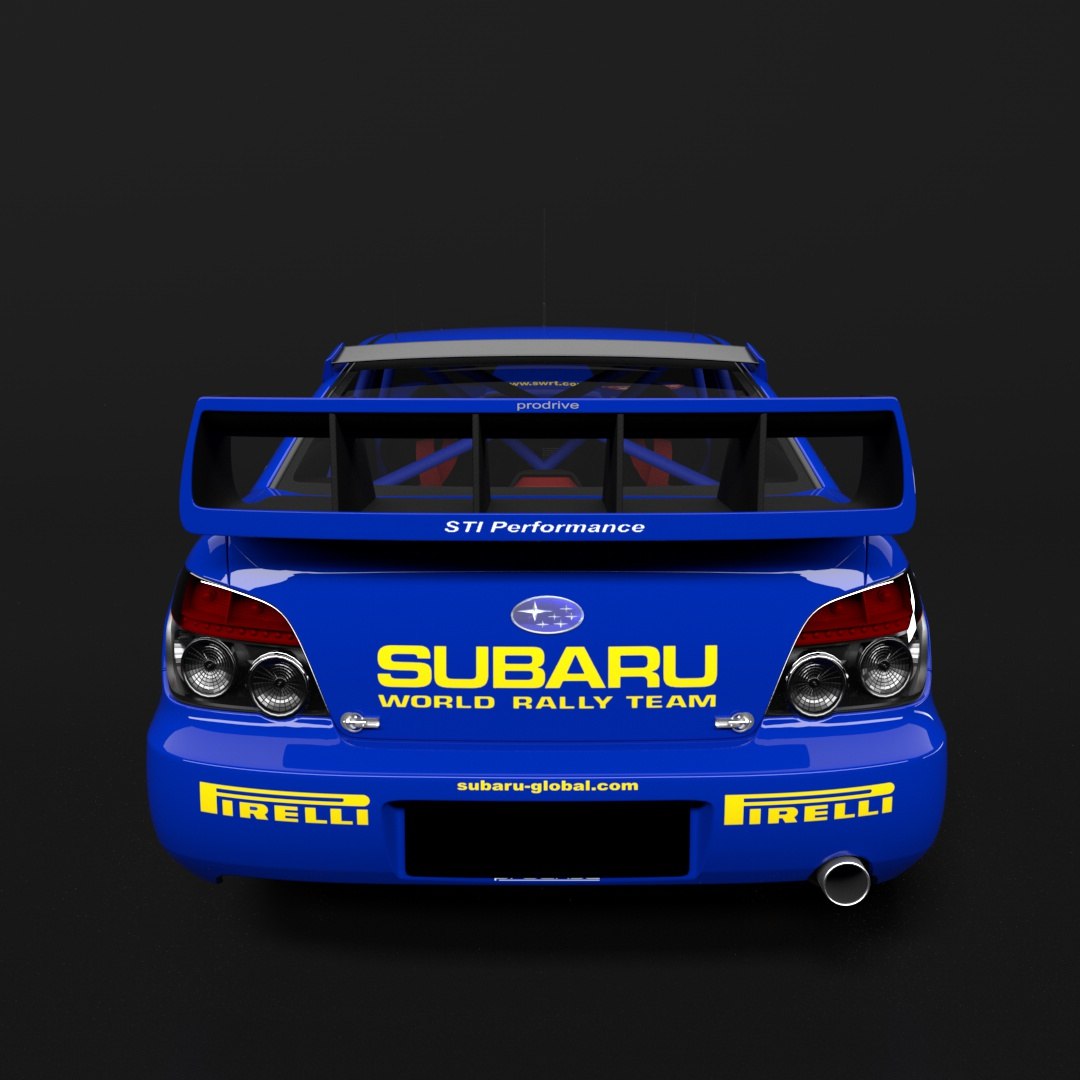 Subaru Impreza WRX STI Rally 3D Model - TurboSquid 2379465