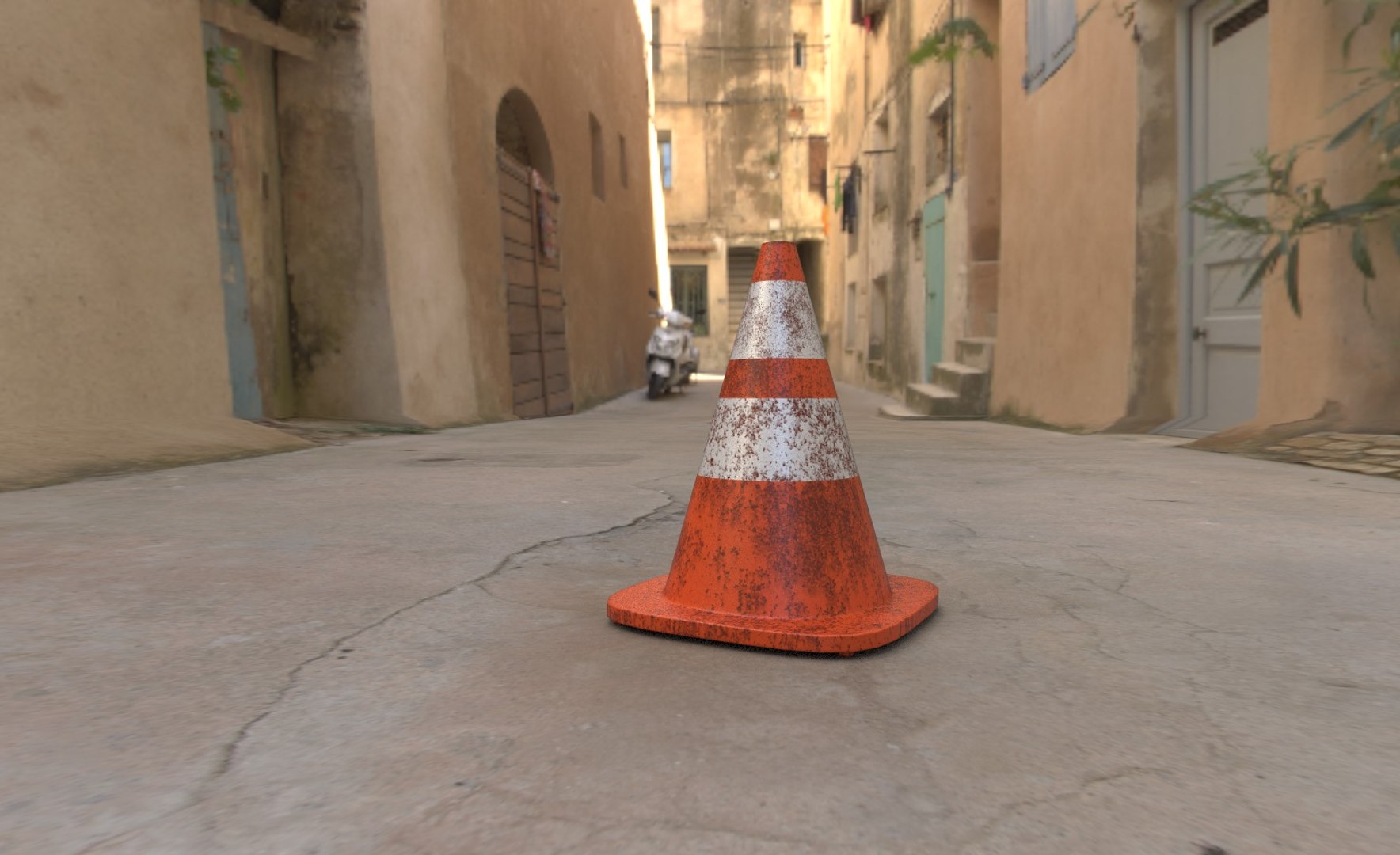 Free Street Cone 3d Model