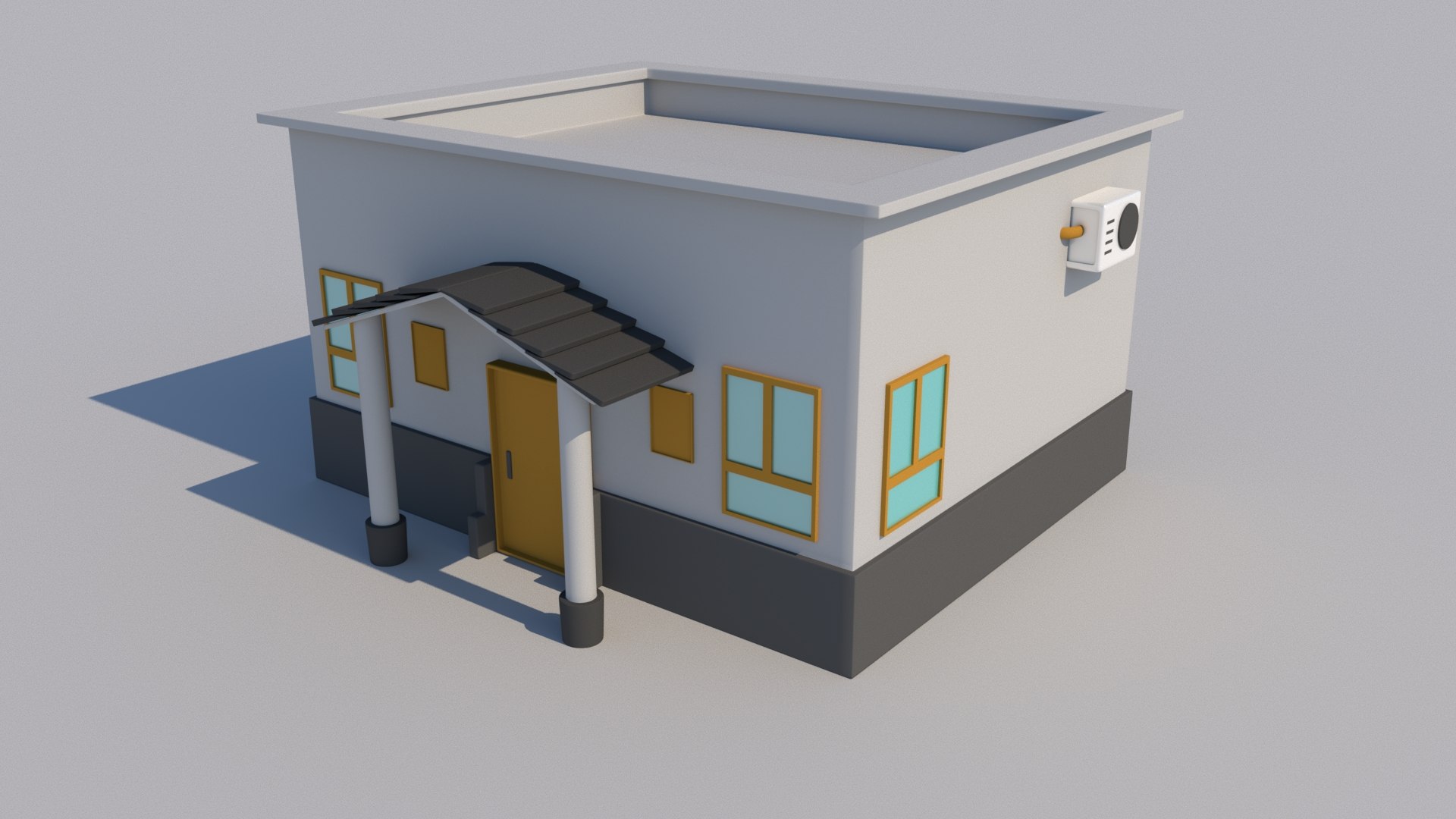 3D model house cartoon - TurboSquid 1360329