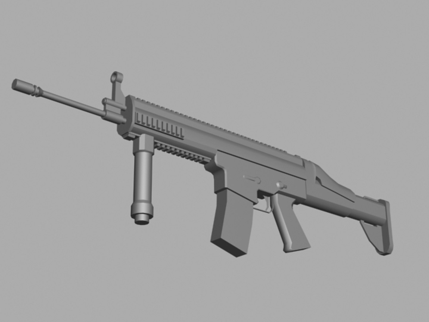Fn Scar 3d Max