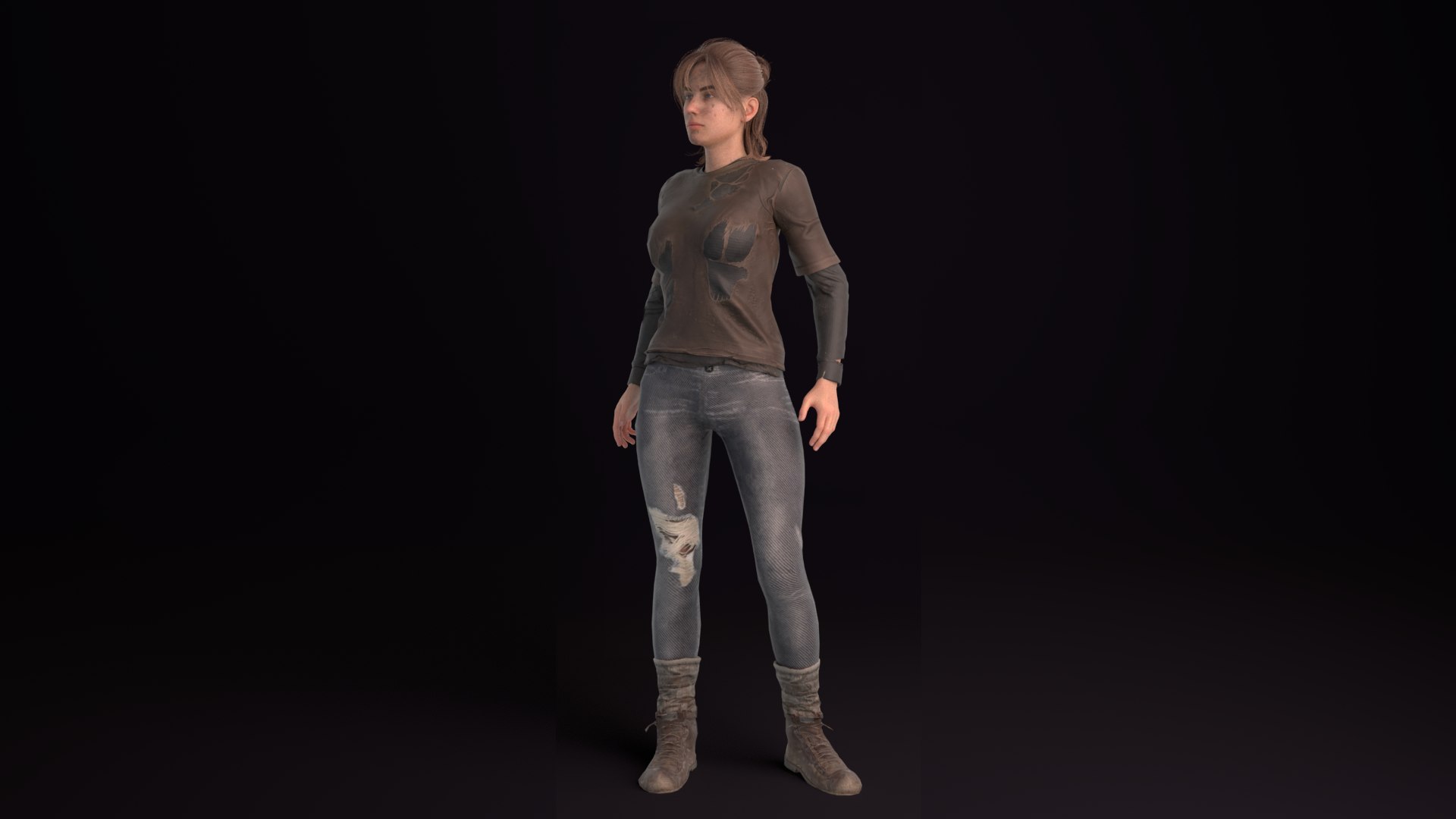 3D Model Apocalypse Female - TurboSquid 2249897