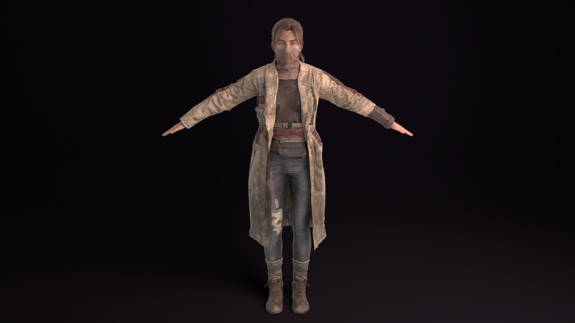 3D Model Apocalypse Female - TurboSquid 2249897