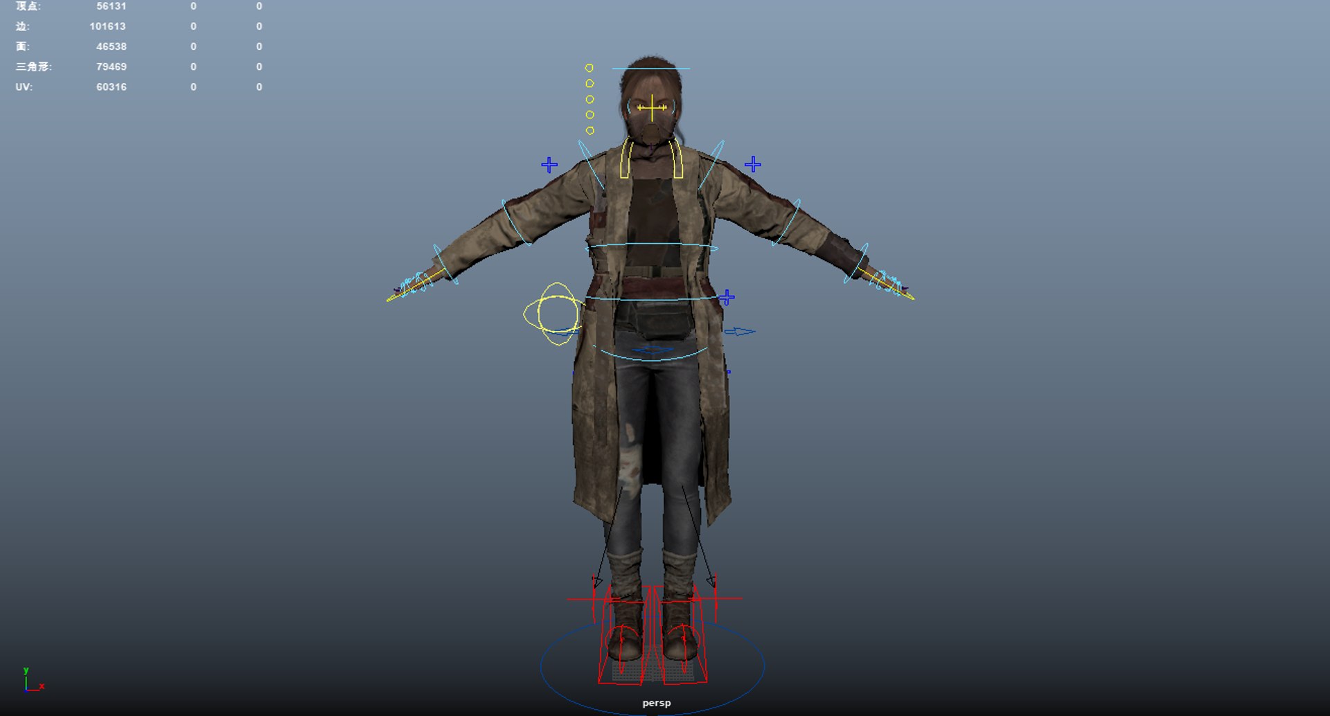 3D Model Apocalypse Female - TurboSquid 2249897