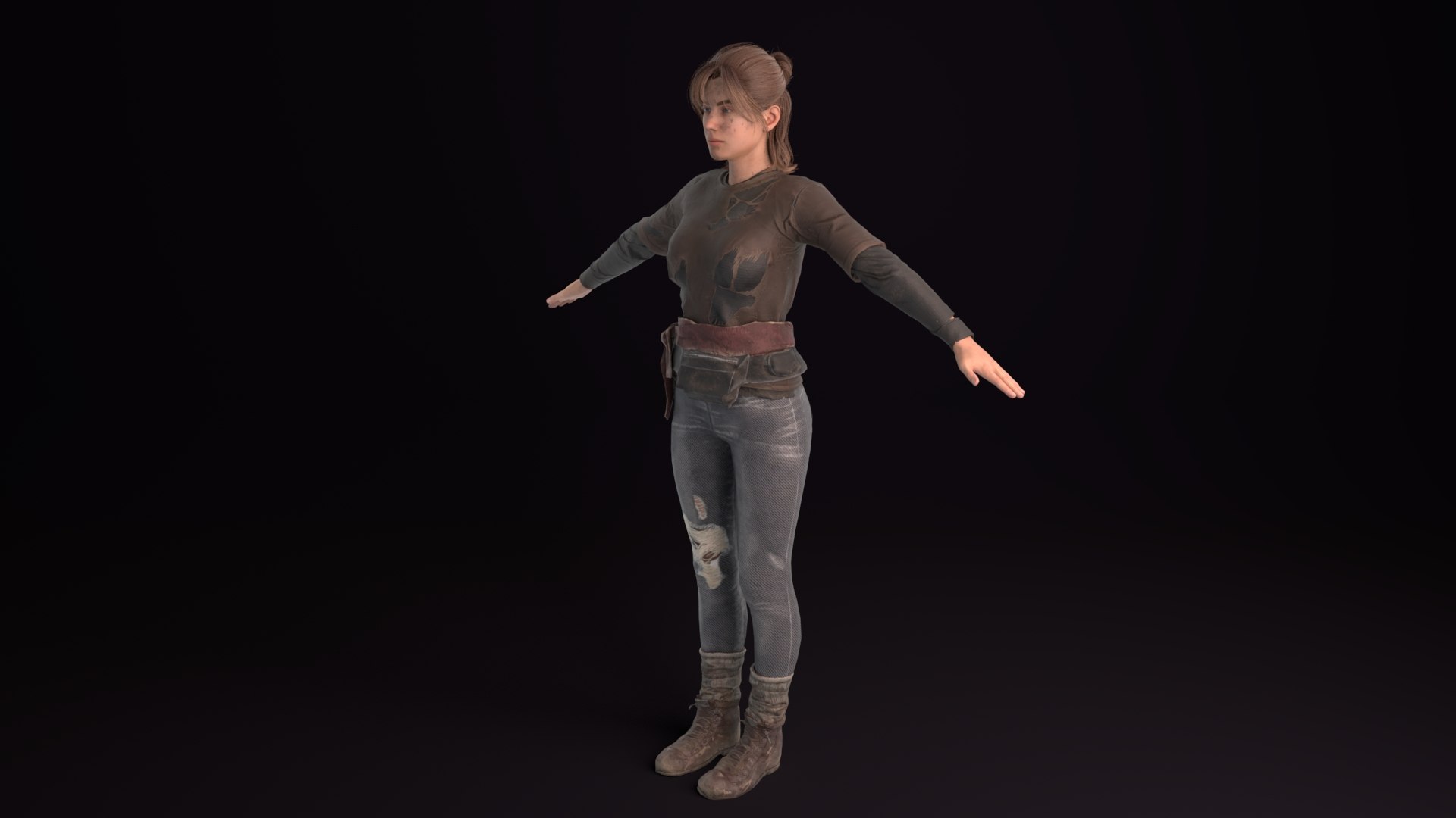 3D Model Apocalypse Female - TurboSquid 2249897
