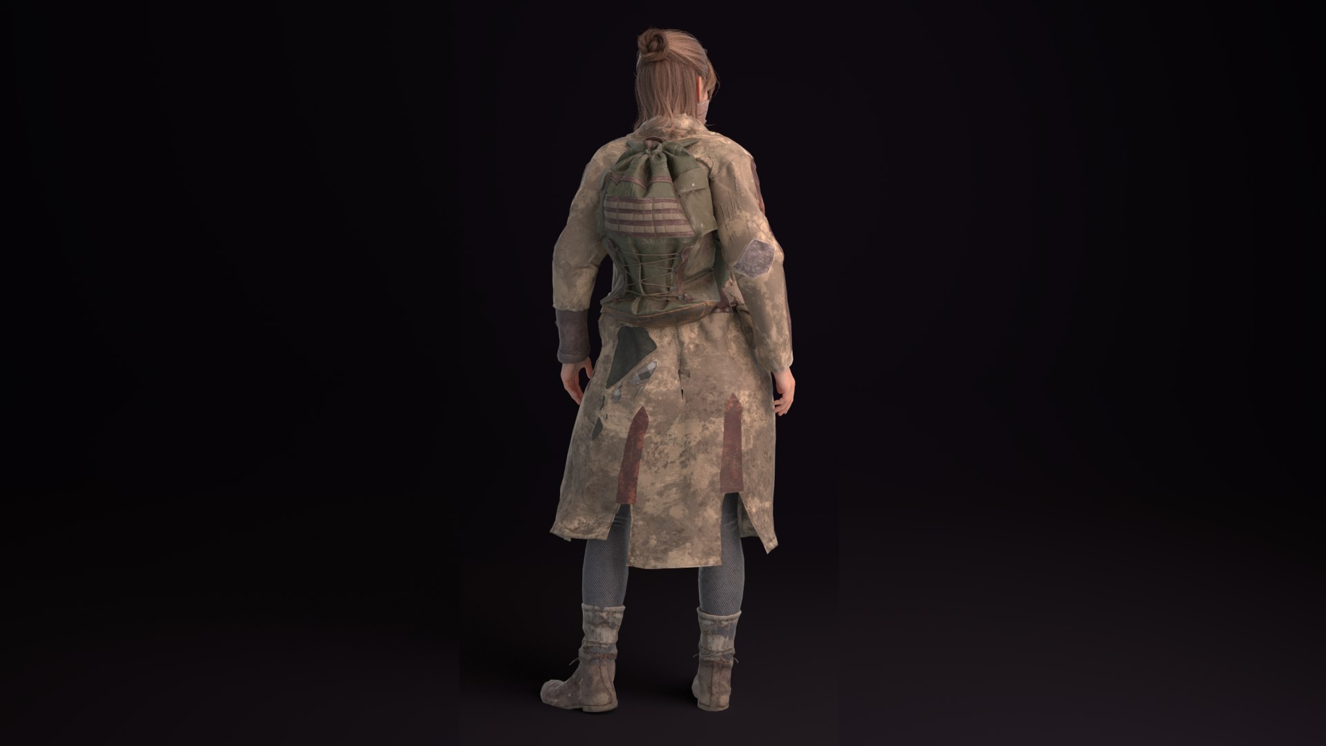 3D Model Apocalypse Female - TurboSquid 2249897