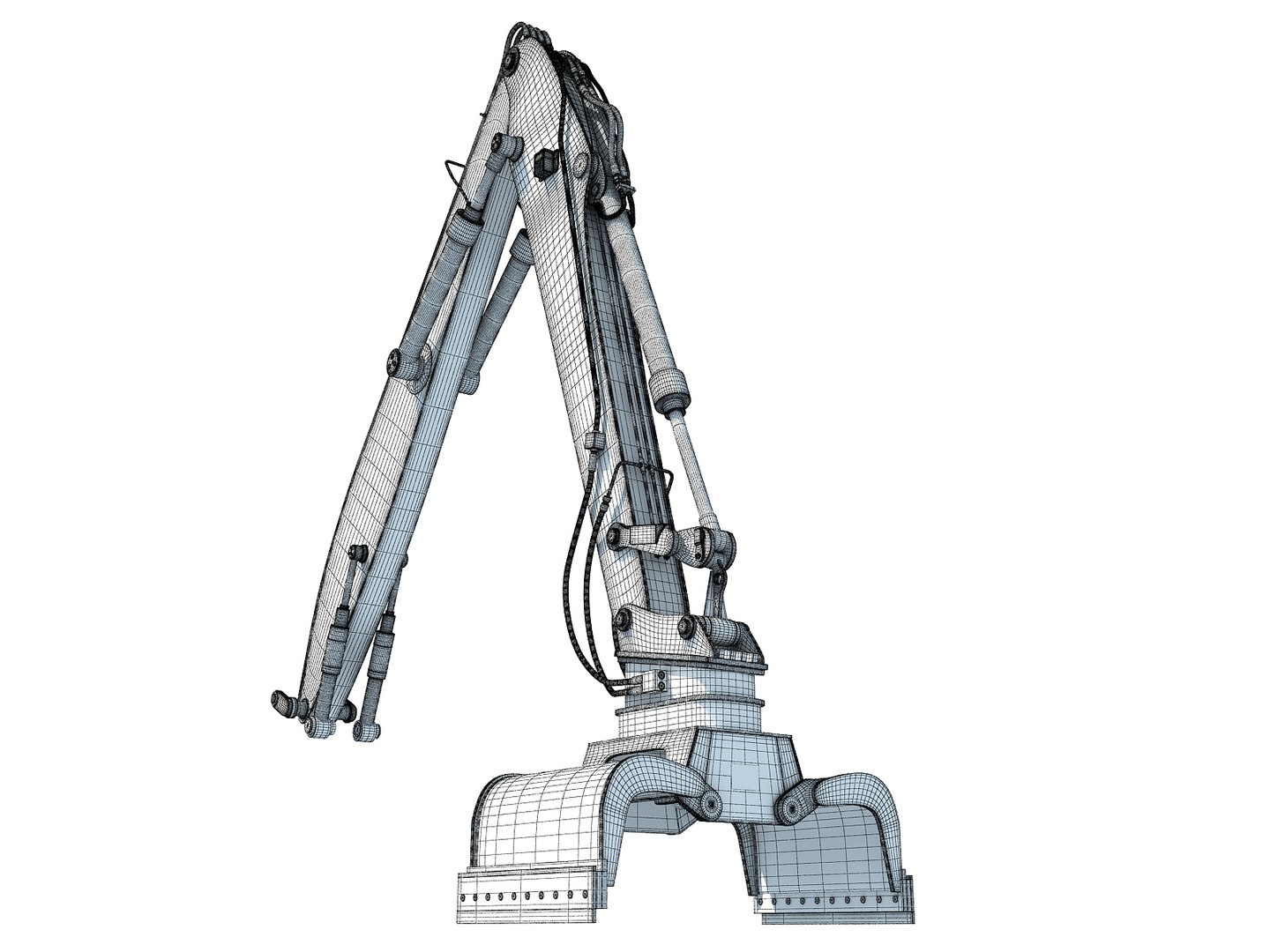 3D backhoe loader attachment model - TurboSquid 1390195