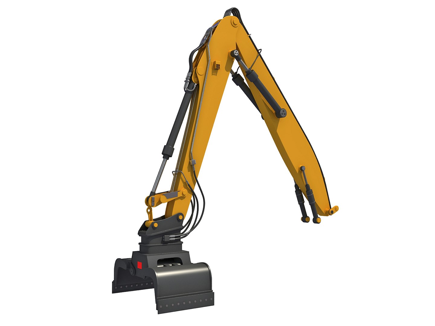 3D backhoe loader attachment model - TurboSquid 1390195