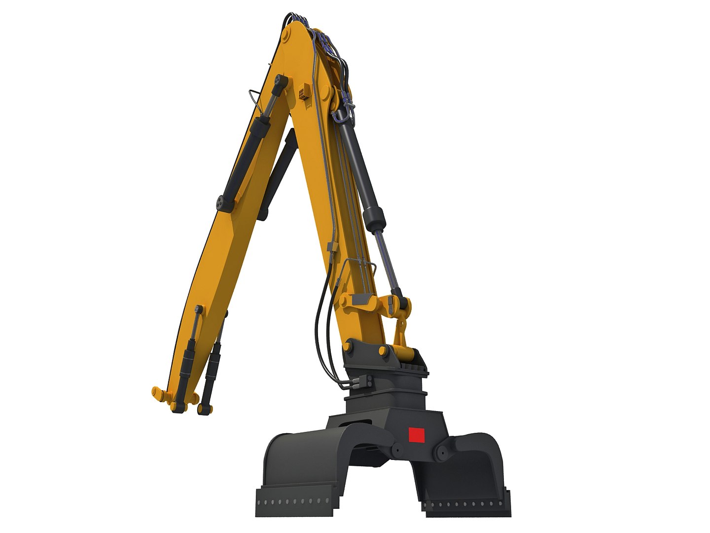 3D backhoe loader attachment model - TurboSquid 1390195