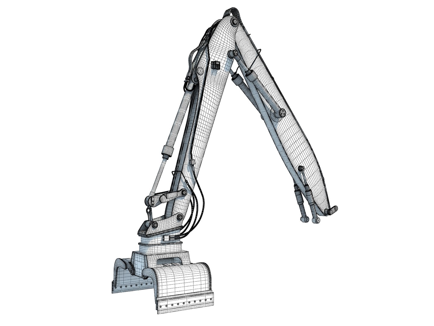 3D backhoe loader attachment model - TurboSquid 1390195