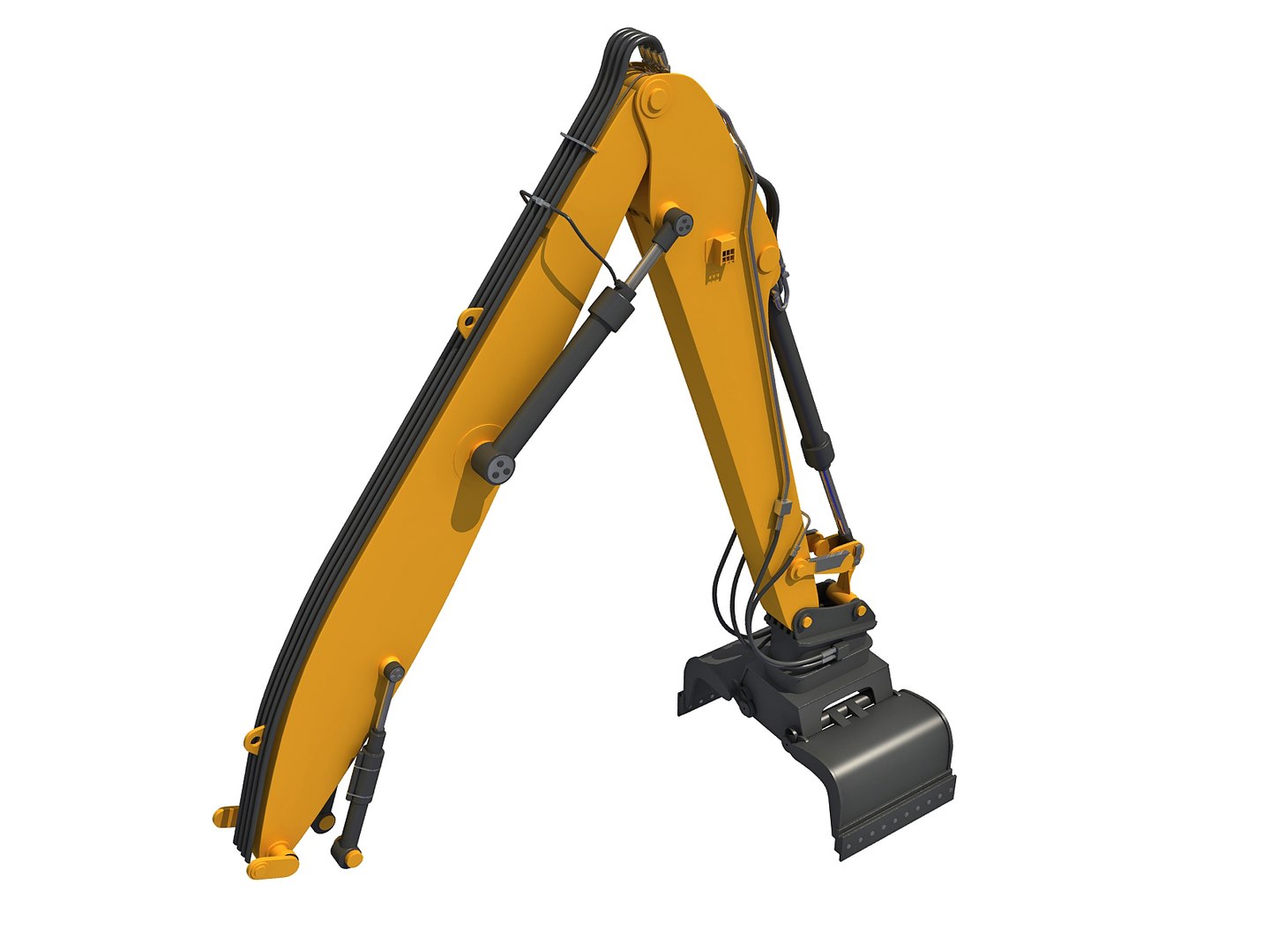 3D backhoe loader attachment model - TurboSquid 1390195