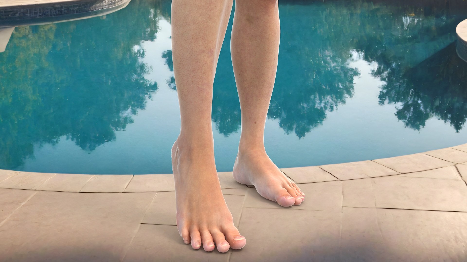 Realistic Female Lower Legs And Feet 3D - TurboSquid 2274486