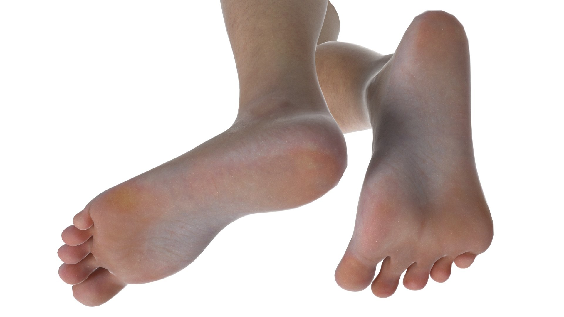 Realistic Female Lower Legs And Feet 3D - TurboSquid 2274486