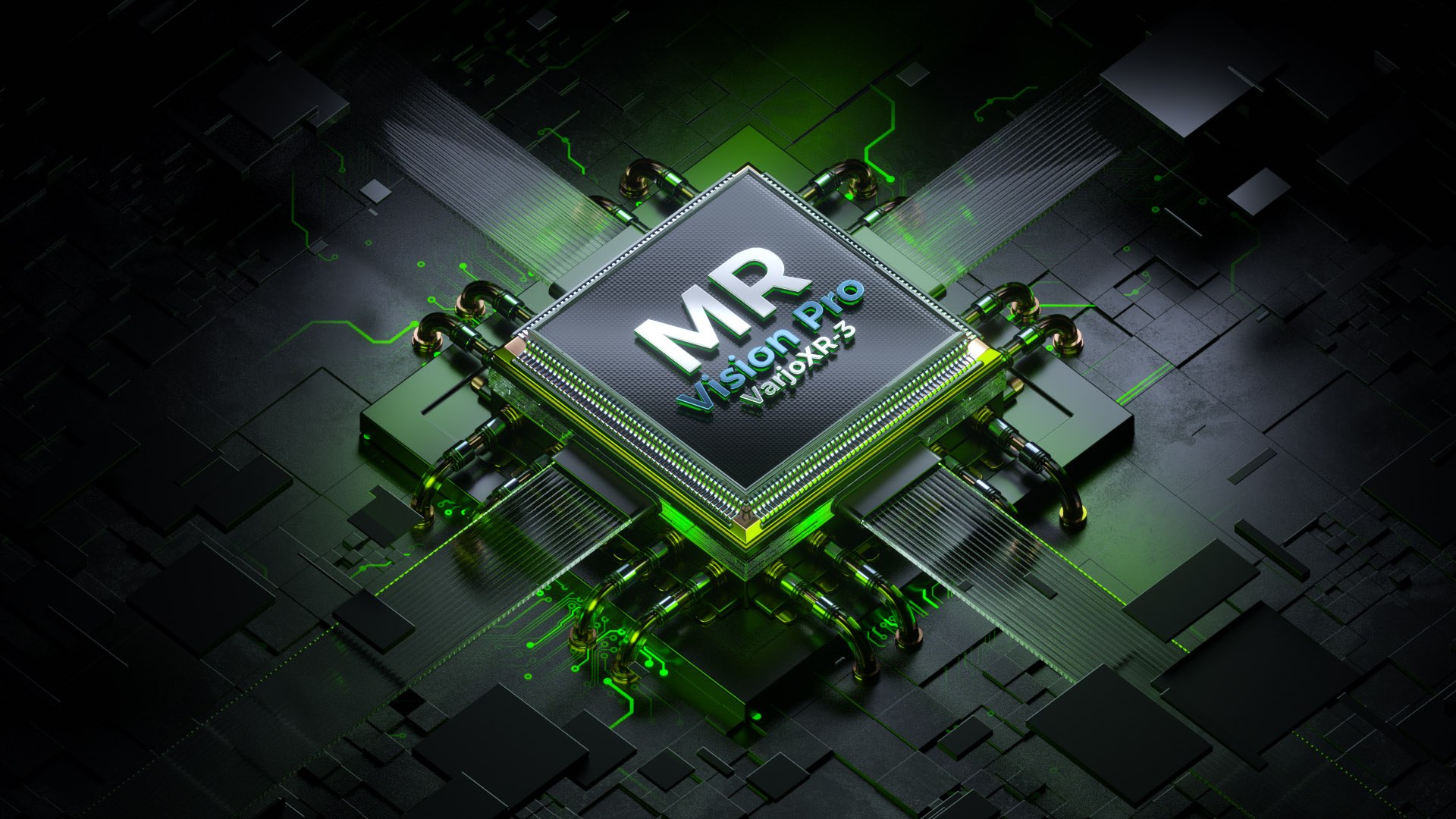 3D C4D Intelligent Head Display Mixed Reality Chip Transmission Chip ...