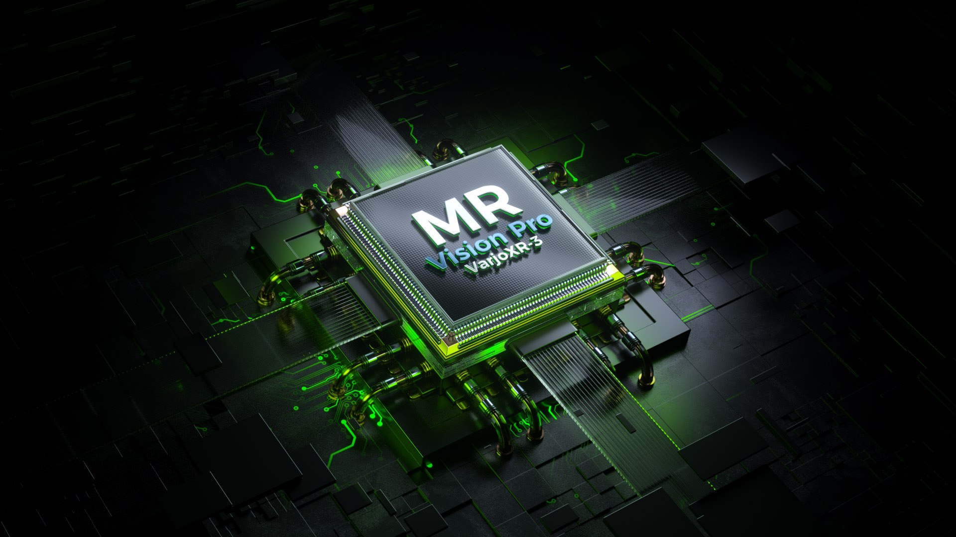 3D C4D Intelligent Head Display Mixed Reality Chip Transmission Chip ...