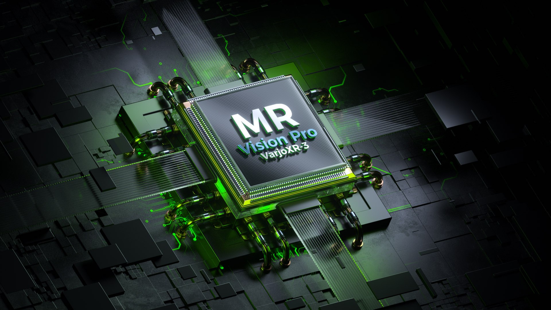 3D C4D Intelligent Head Display Mixed Reality Chip Transmission Chip ...