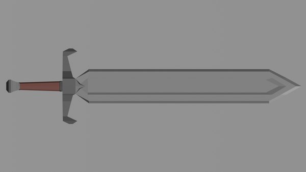 Sword longsword 3D model - TurboSquid 1664417