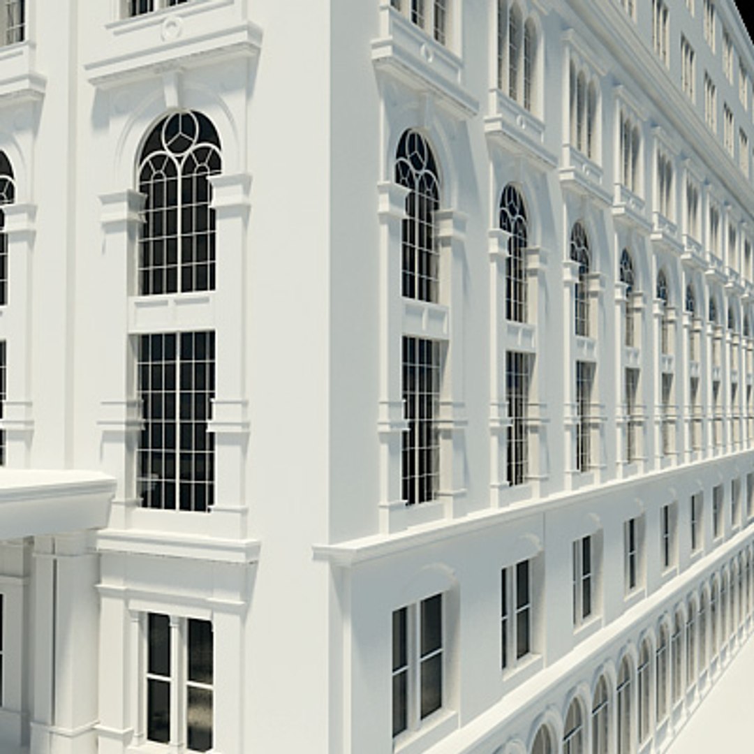 3d Facade Building Model
