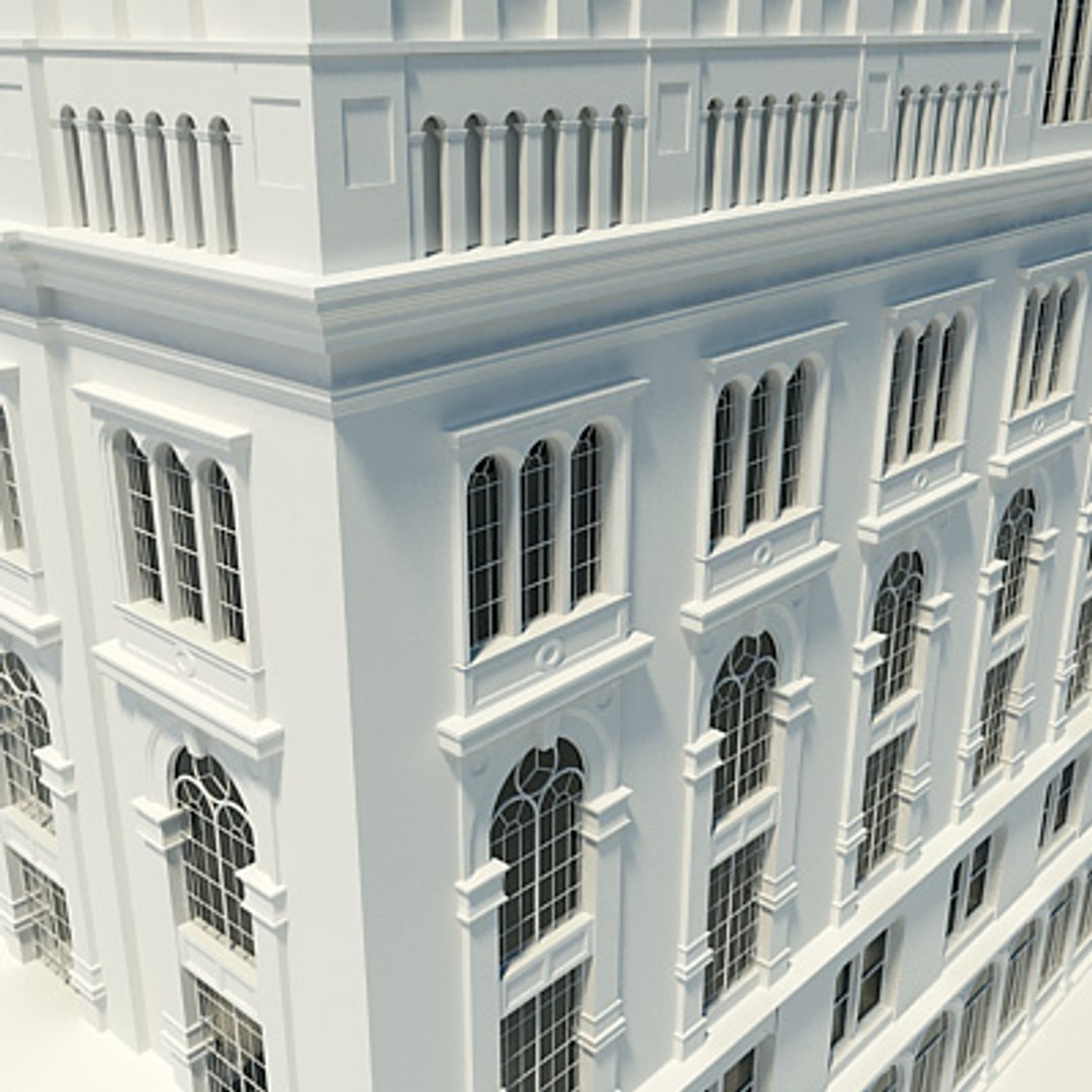 3d Facade Building Model