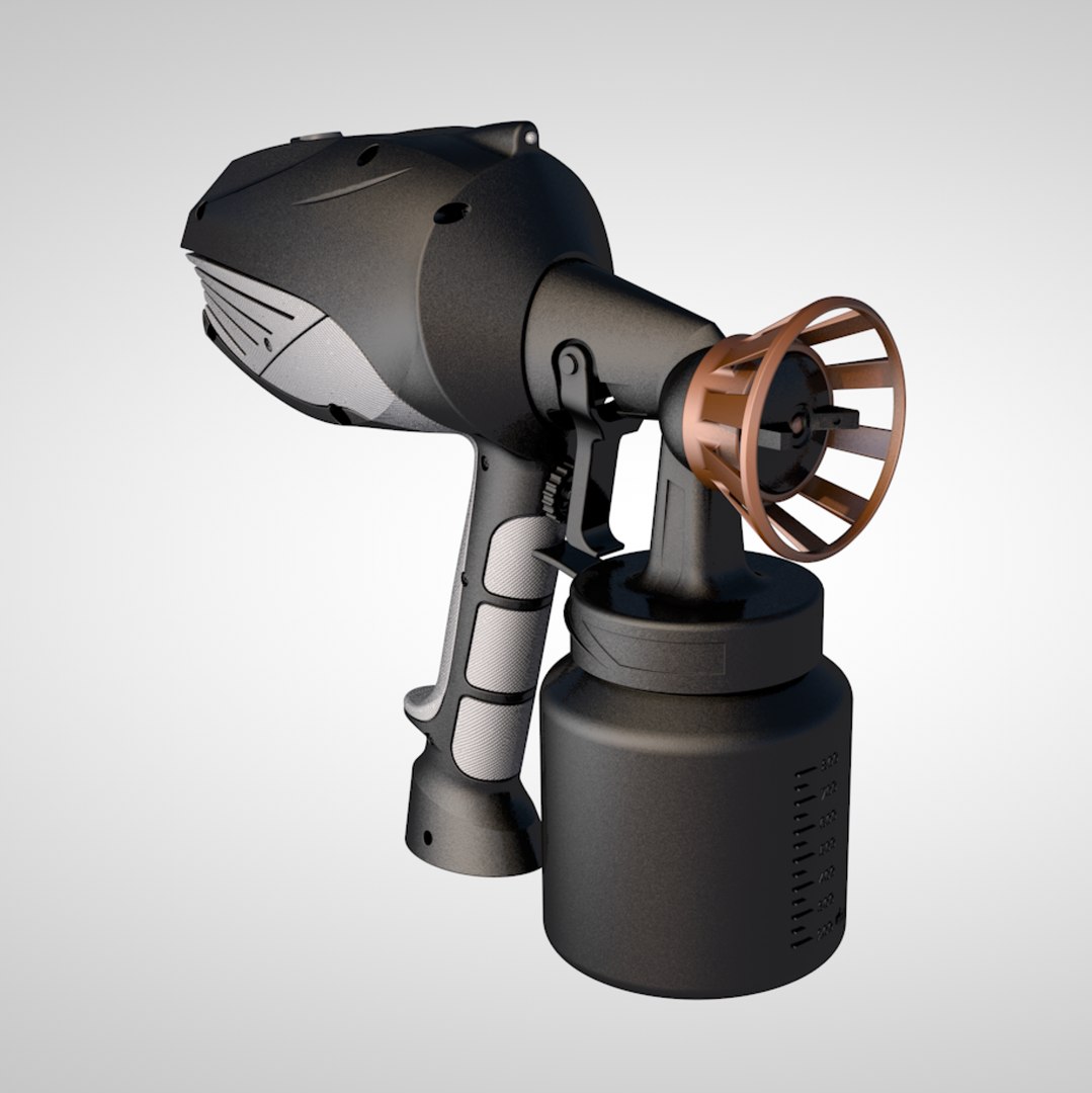 3D Paint Spray Sprayer - TurboSquid 1443183