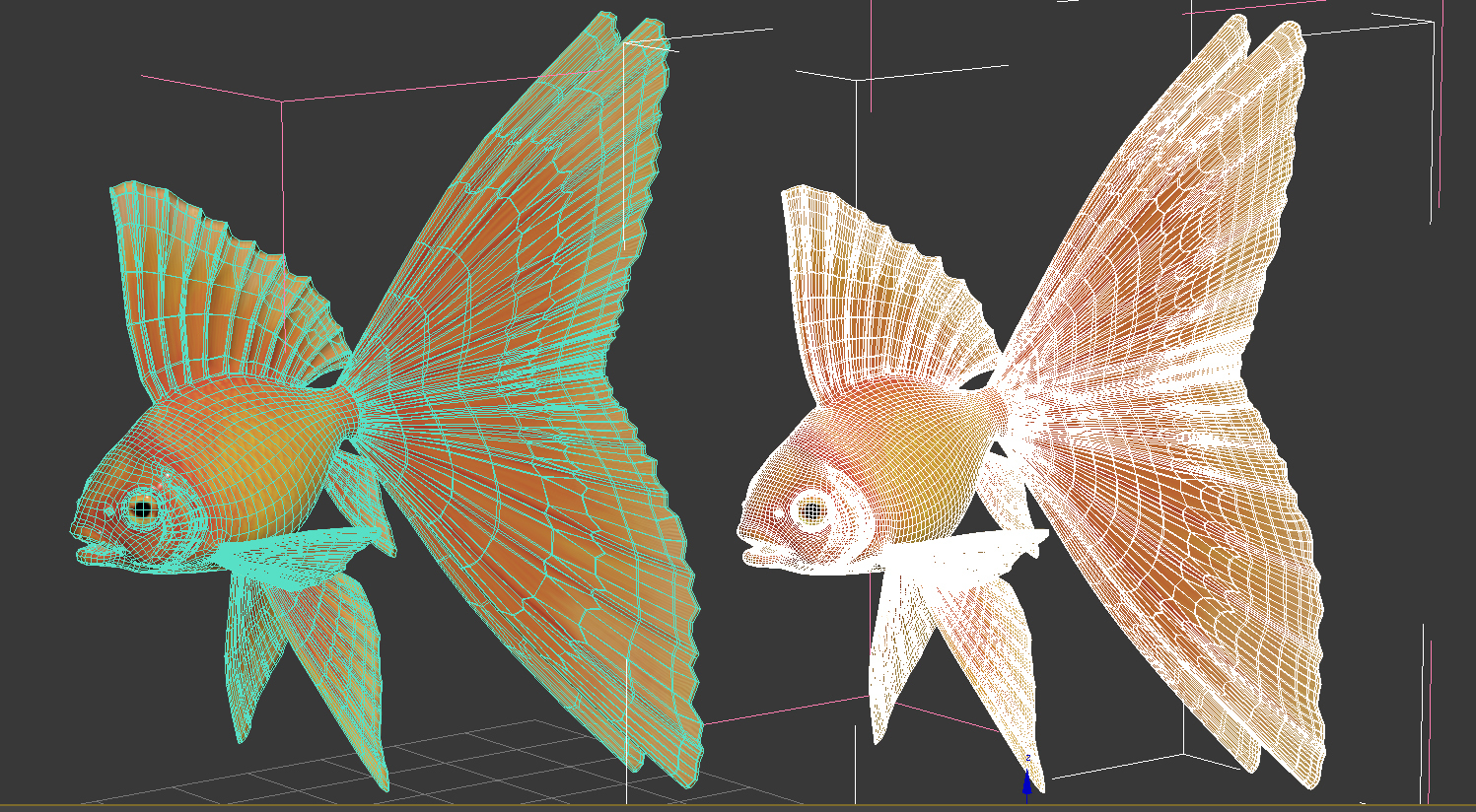 Fish gold fantasy model - TurboSquid 1311945