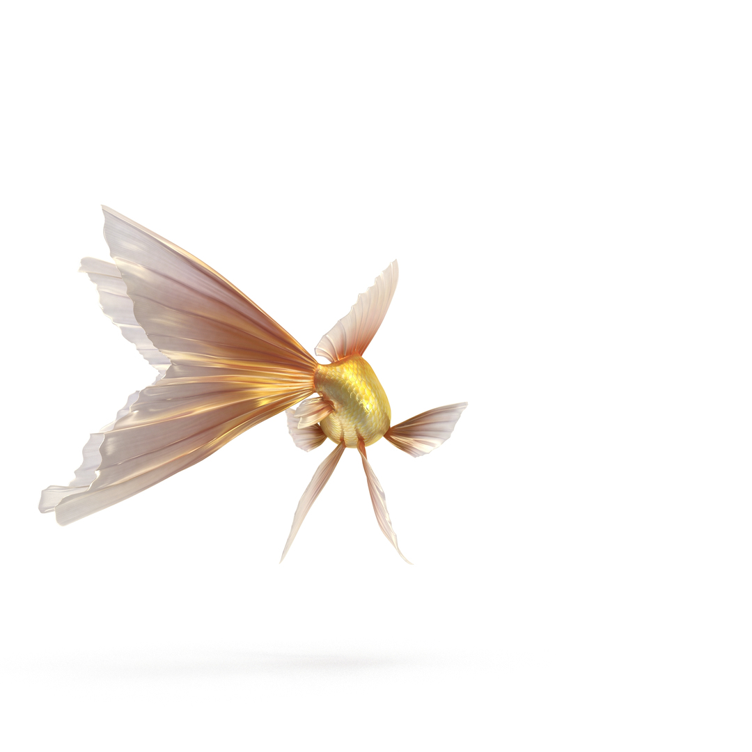 Fish gold fantasy model - TurboSquid 1311945