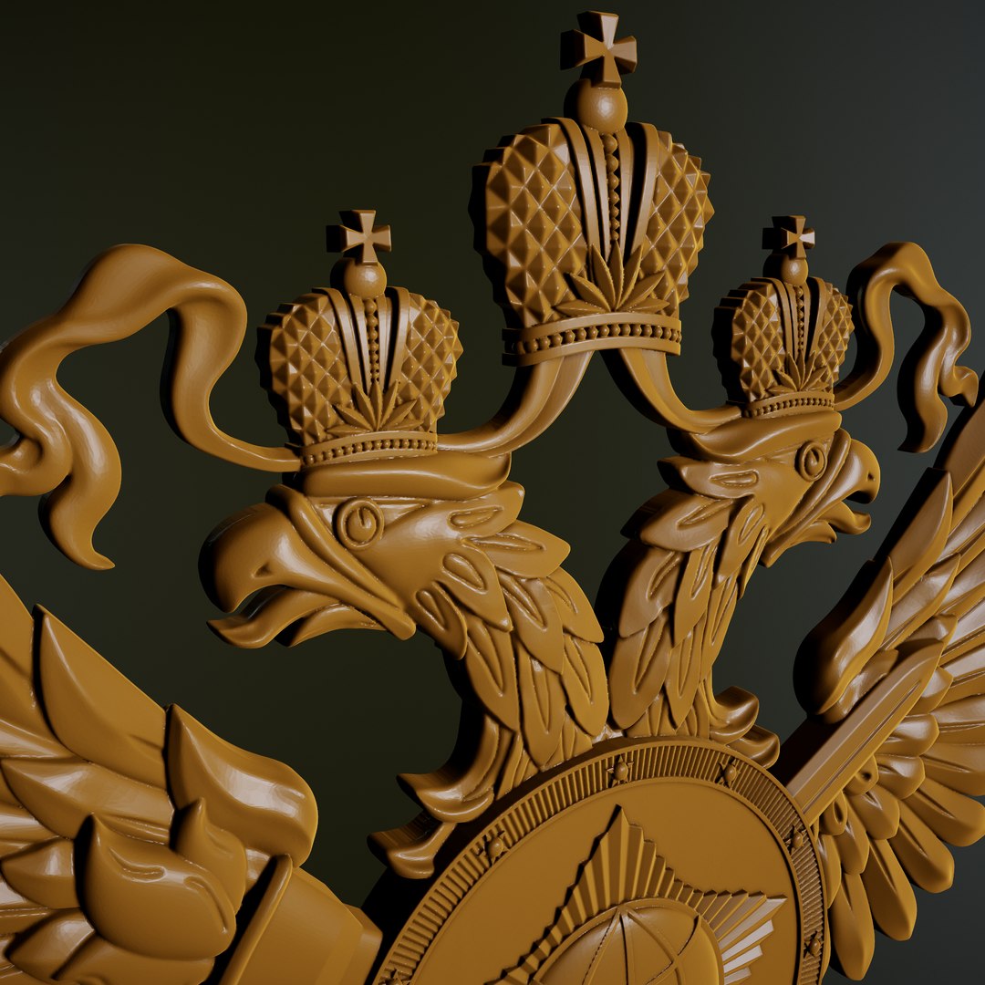 Emblem Foreign Intelligence Service 3D - TurboSquid 1663945