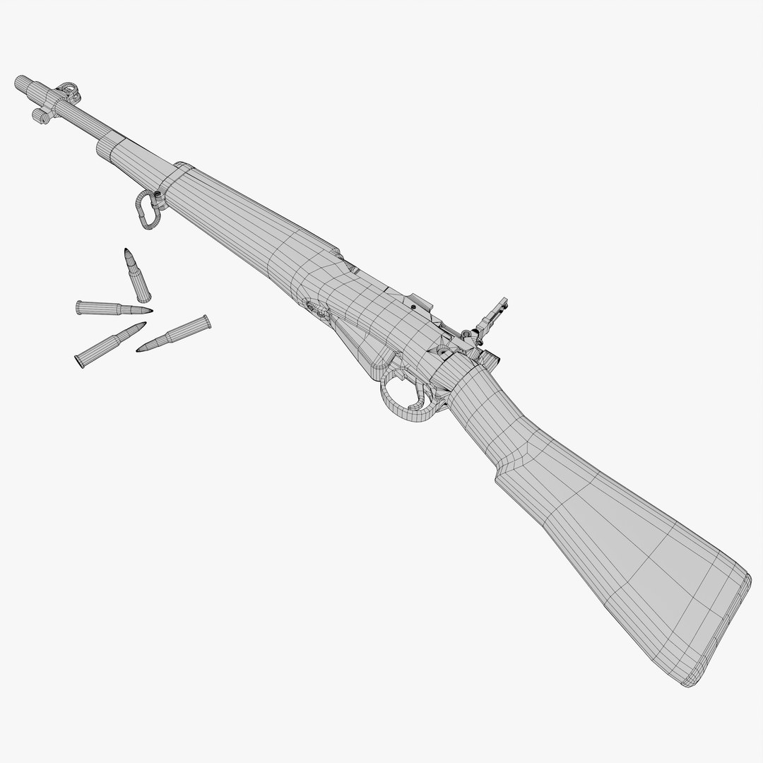 3D Lee Enfield SMLE - TurboSquid 2410683